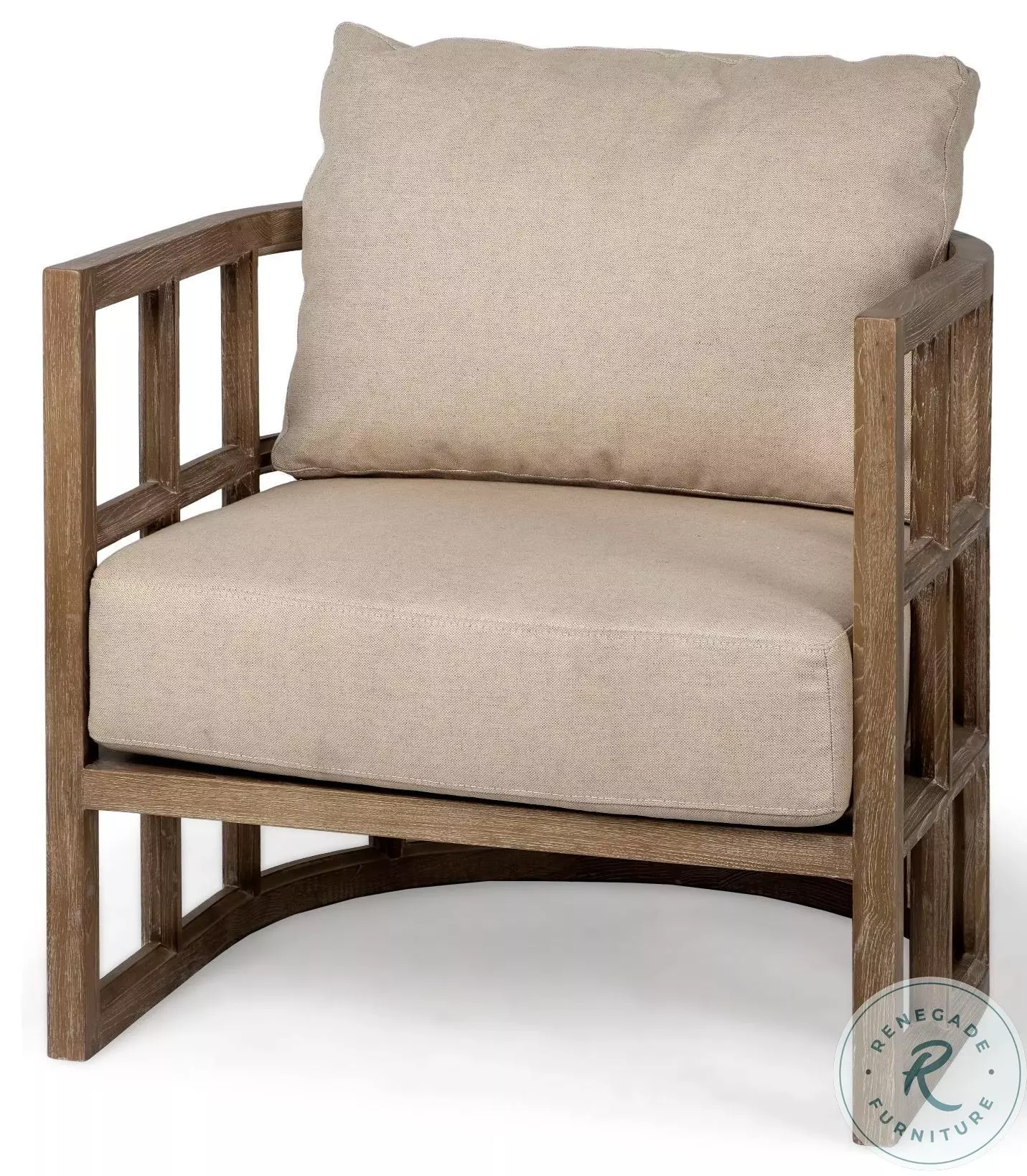 Skylar Tan Fabric Accent Chair From Mercana Furniture and Decor ...