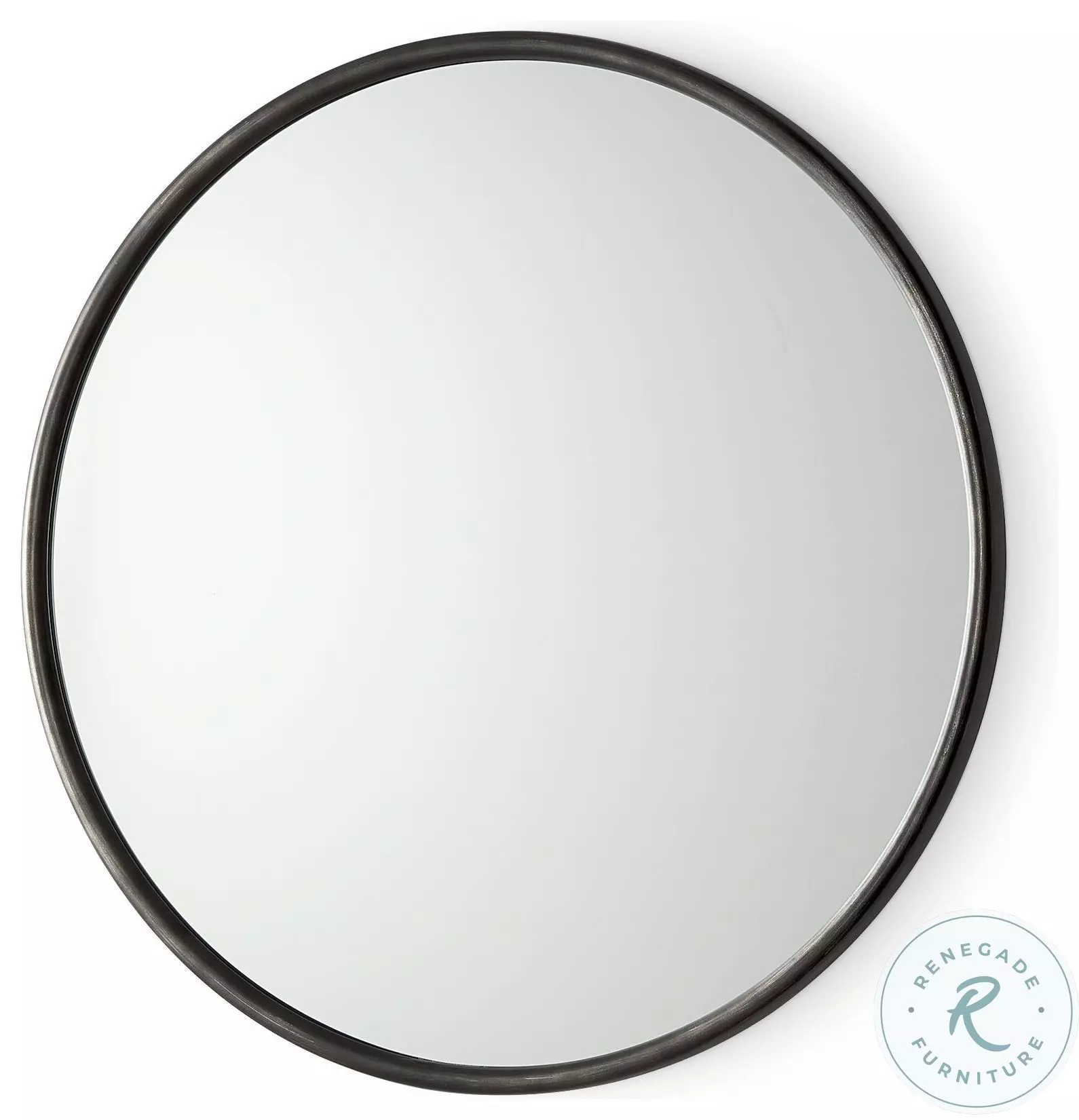 Piper Black Small Round Wall Mirror From Mercana Furniture and Decor ...