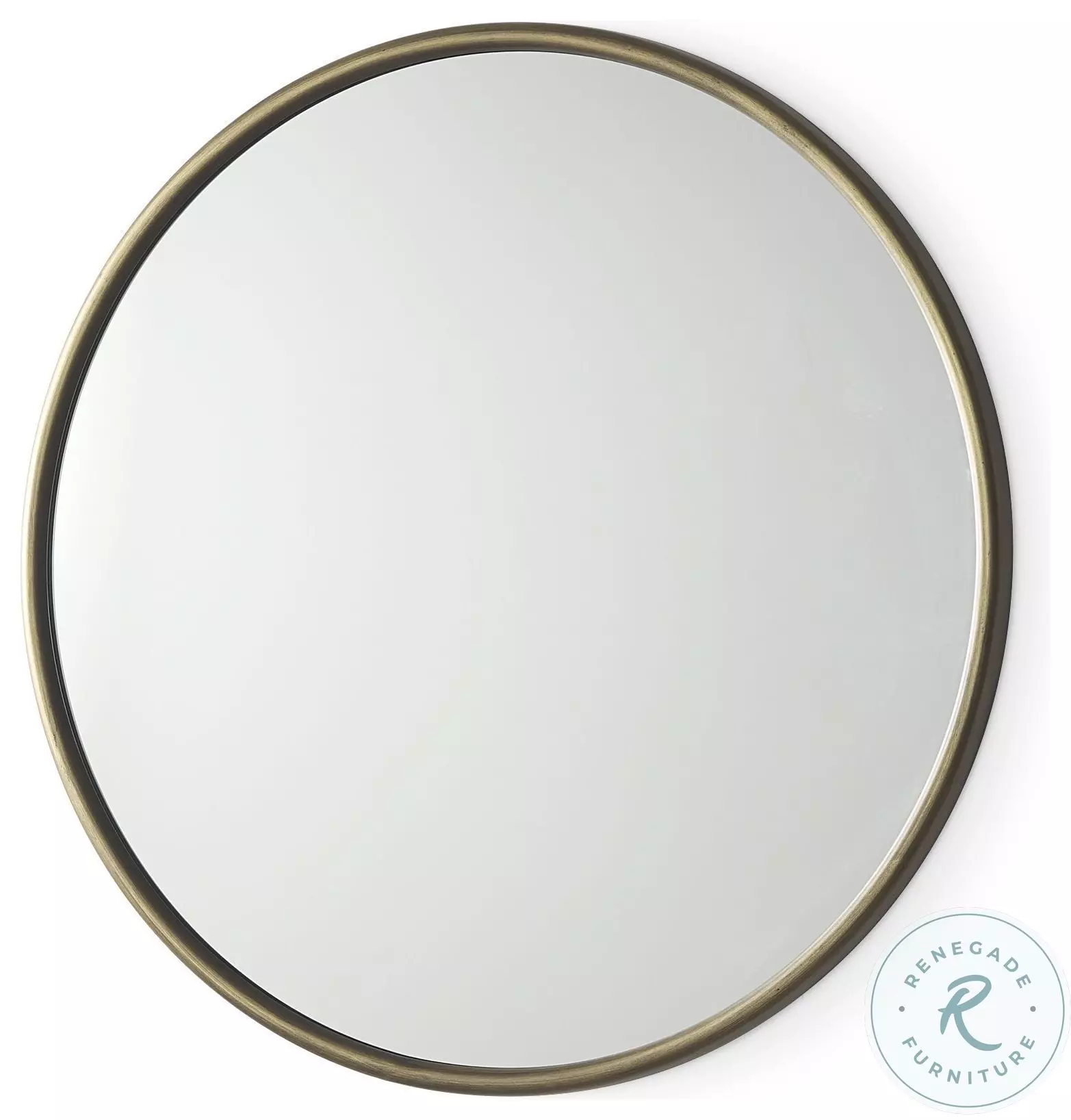 Piper Gold Small Round Wall Mirror From Mercana Furniture and Decor ...
