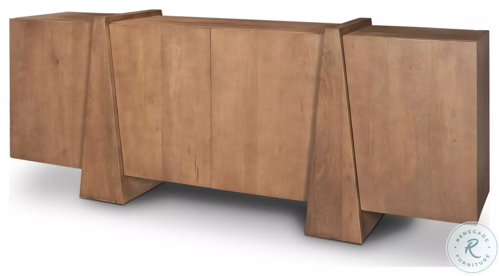 Eula Medium Brown 4 Door Sideboard From Mercana Furniture and Decor ...