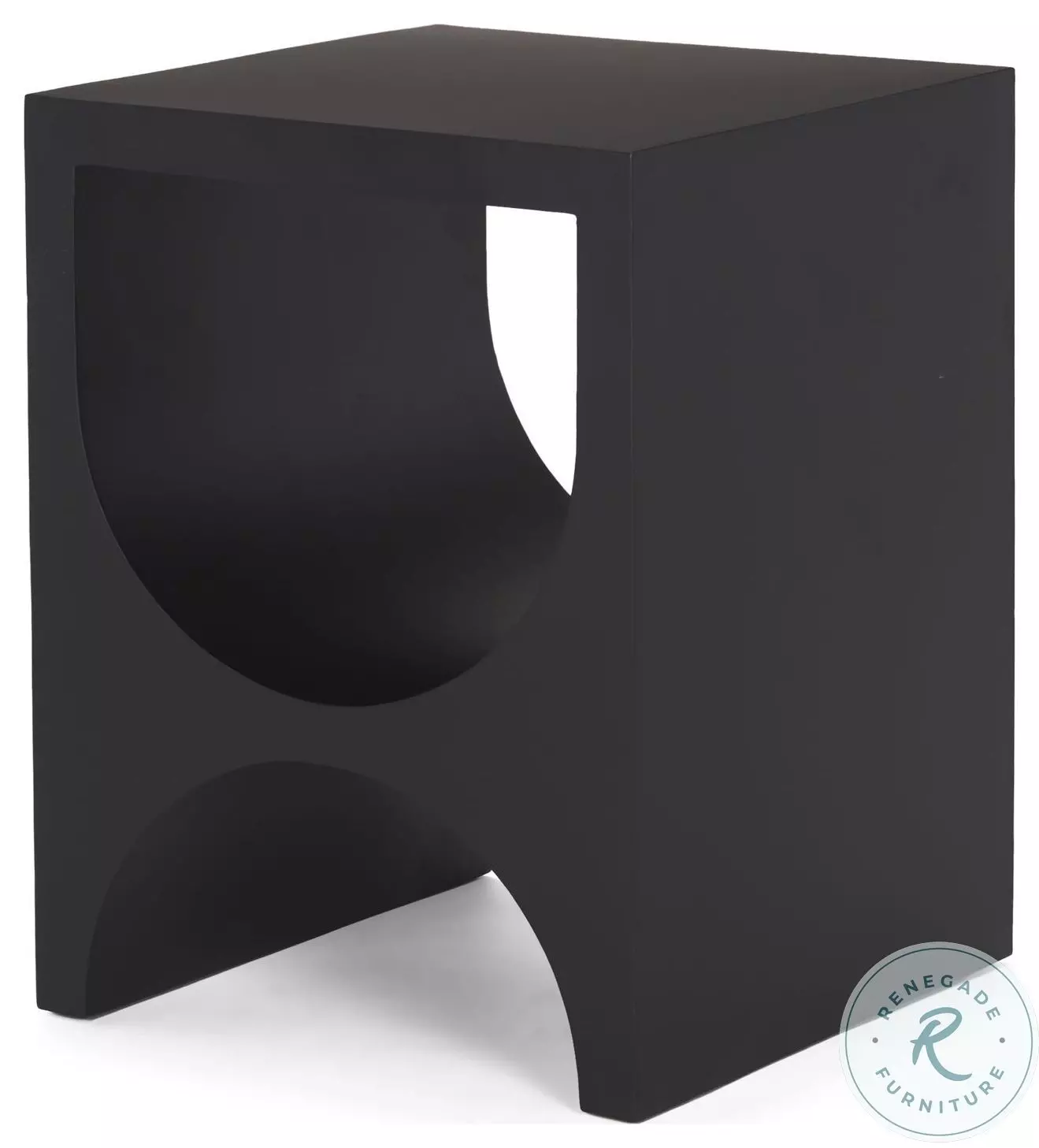 Sobi Matte Black Square Side Table From Mercana Furniture and Decor ...