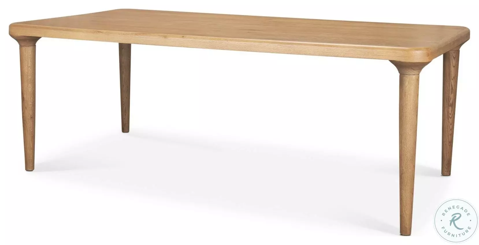 Suvan Light Brown 84" Rectangular Dining Table From Mercana Furniture and Decor | Coleman Furniture