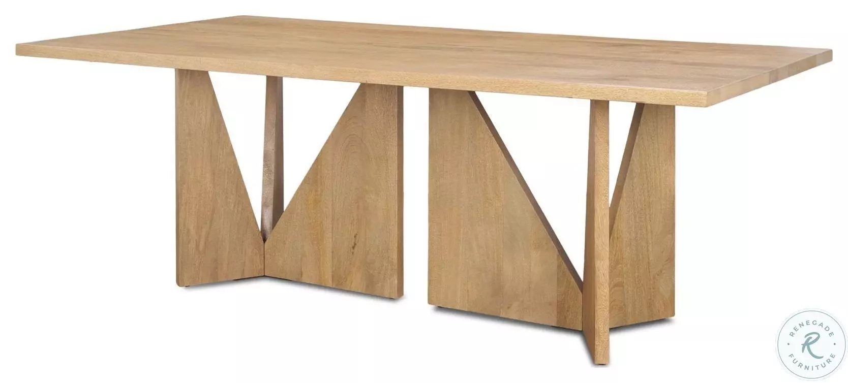 Tarro Light Brown Wood 84" Rectangular Dining Table From Mercana Furniture and Decor | Coleman ...