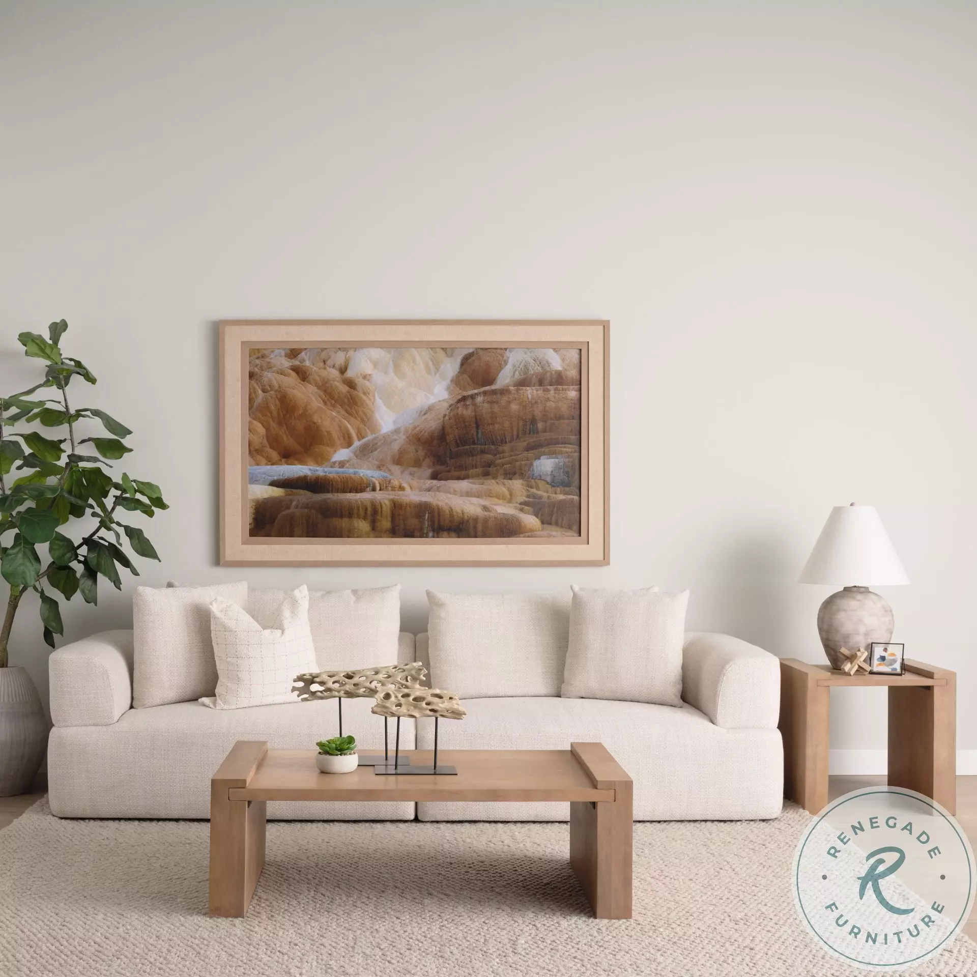 Warner Oatmeal Loveseat From Mercana Furniture and Decor | Coleman ...