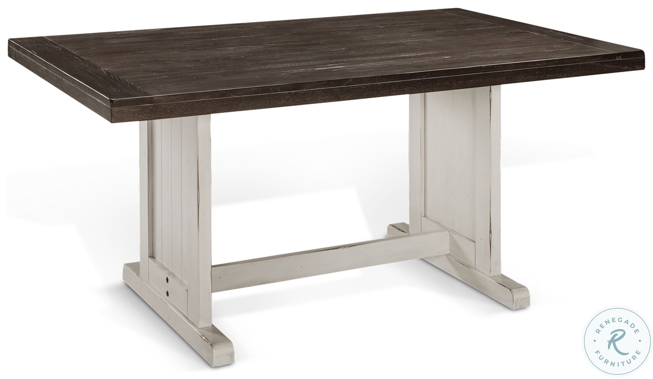Autumn Echo White 60" Rectangular Dining Table from Luna Grove | Coleman Furniture