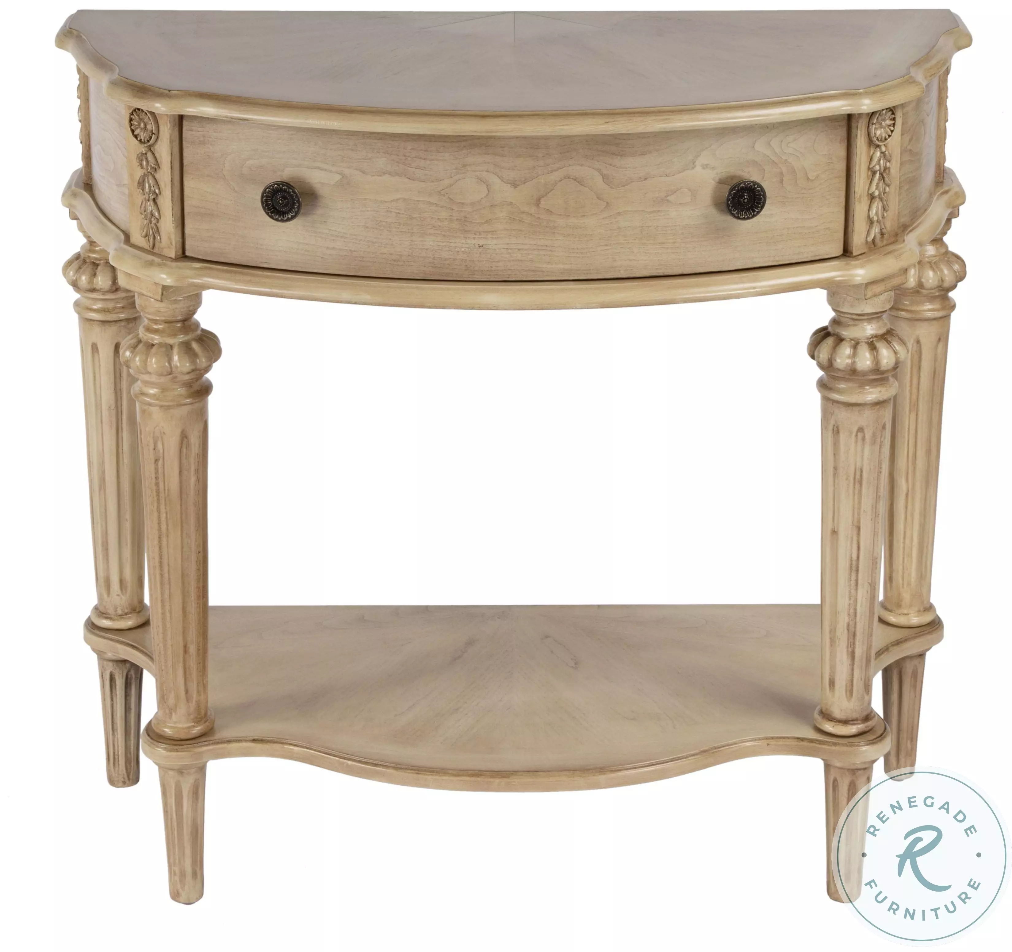 Halifax Antique Beige Console Table From Butler | Coleman Furniture
