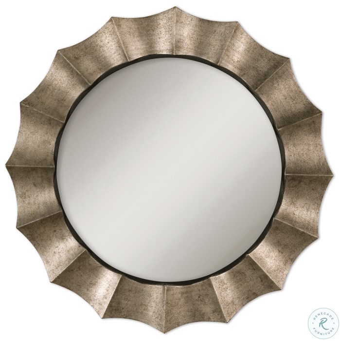Gotham U Antique Silver Mirror from Uttermost (06048 P) | Coleman Furniture