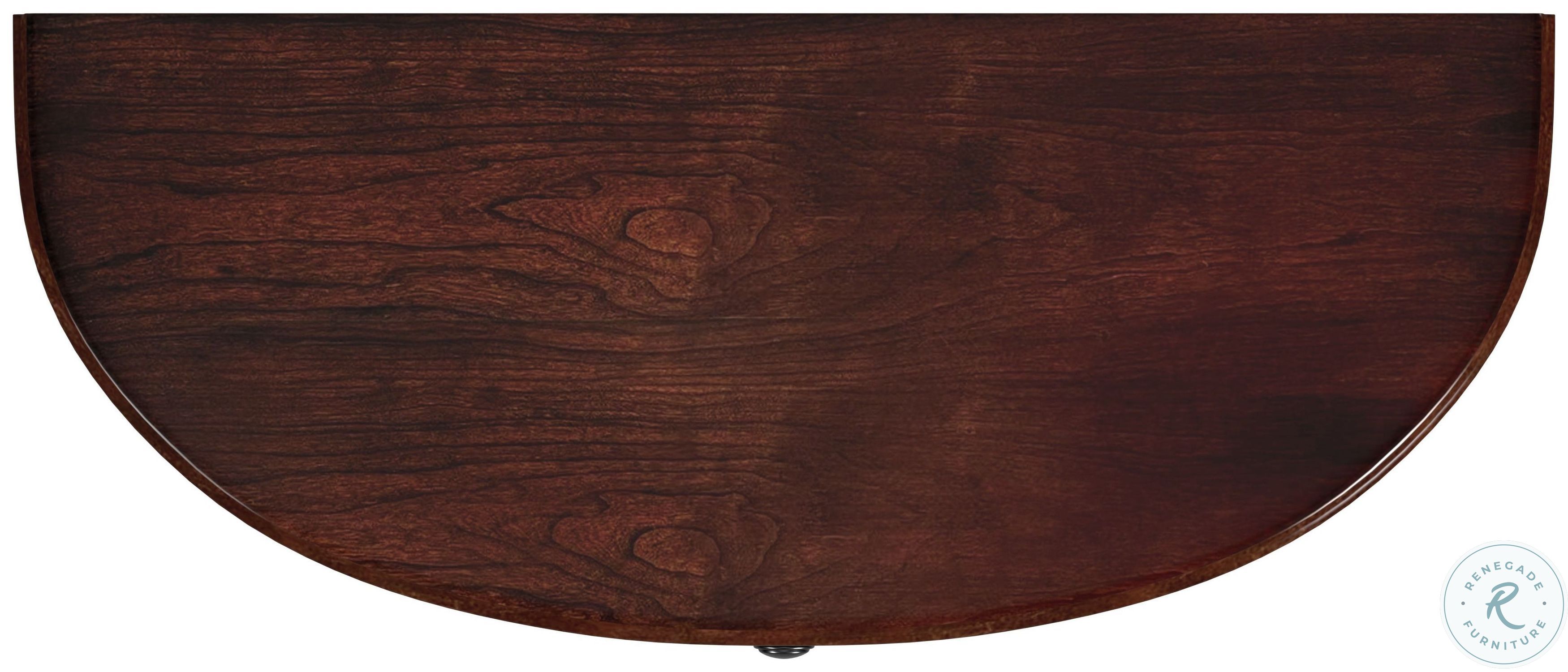Mozart Cherry Demilune Console Table From Butler | Coleman Furniture