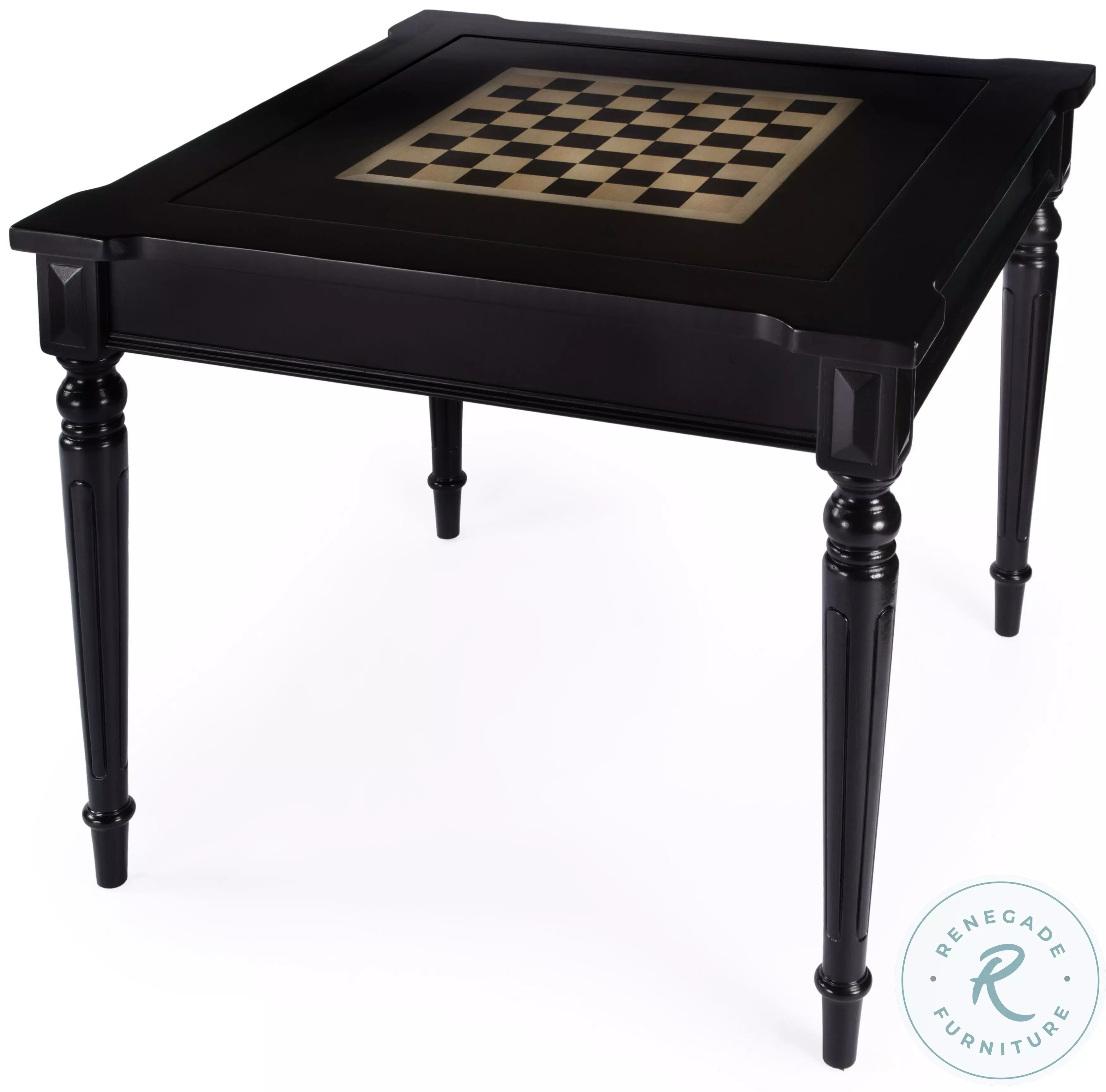 Masterpiece Black Licorice Multi-Game Card Table from Butler (837111 ...