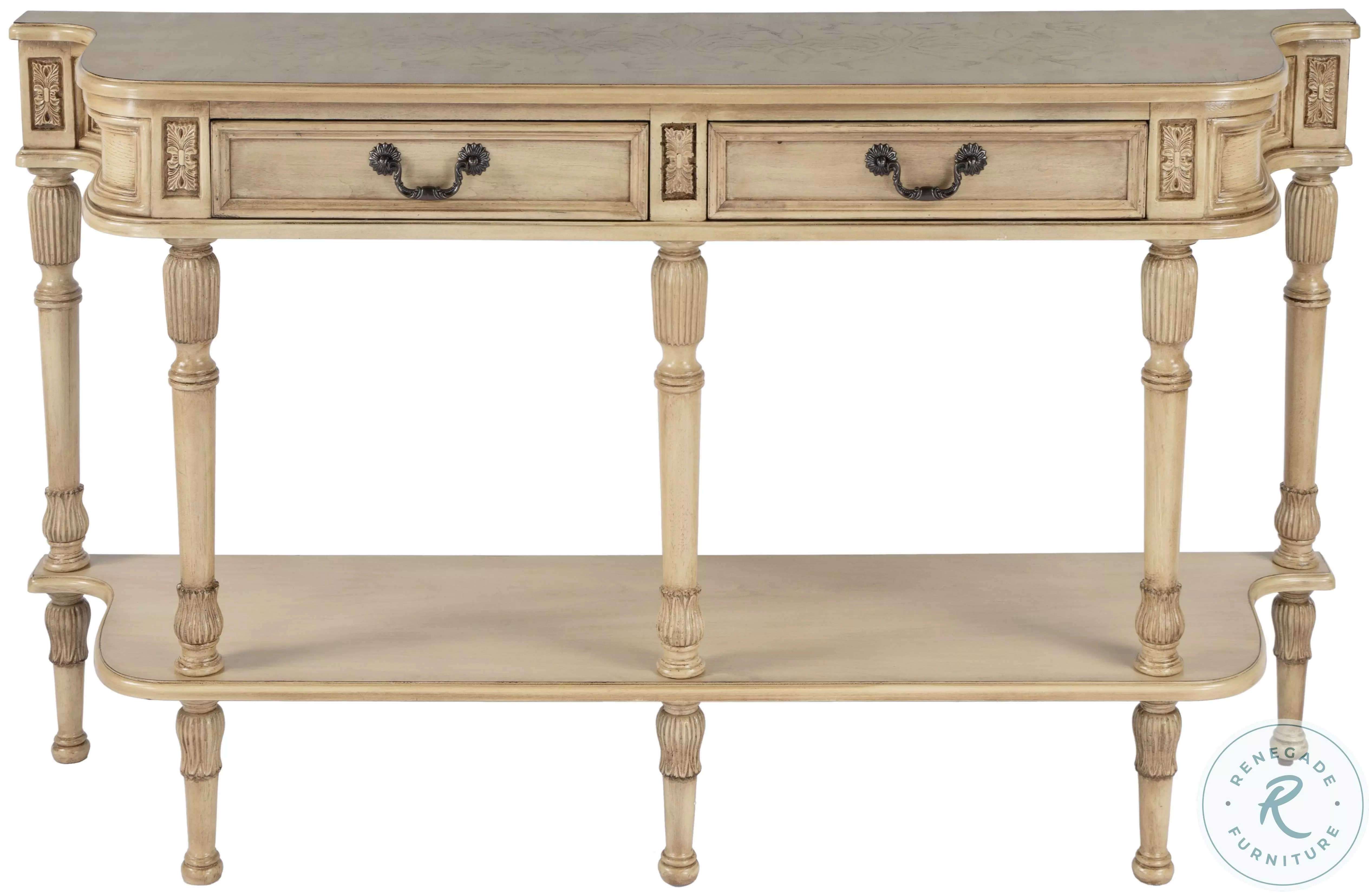 Merrion Antique Beige Console Table From Butler | Coleman Furniture