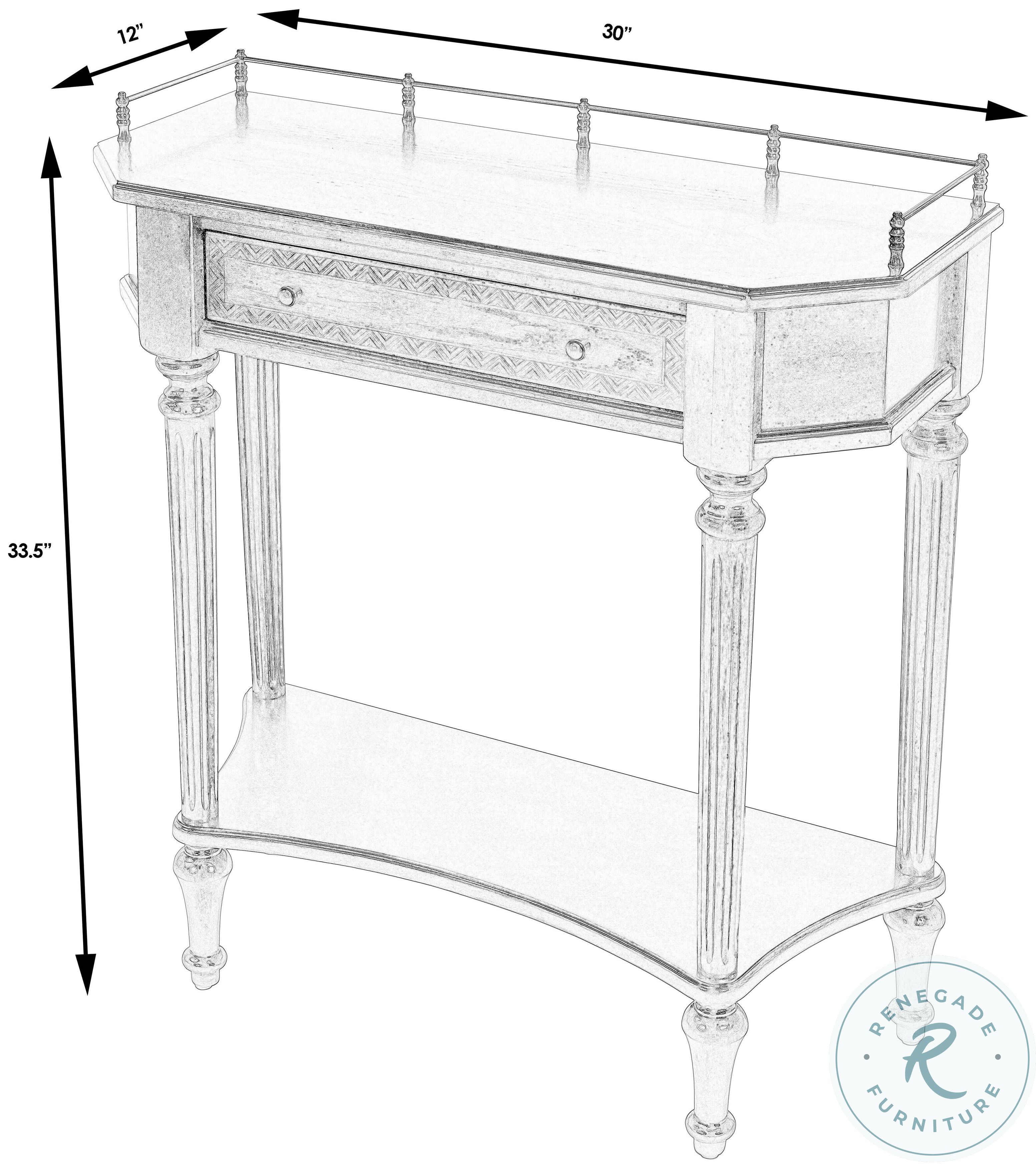 Masterpiece 32" Console Table from Butler (883024) | Coleman Furniture
