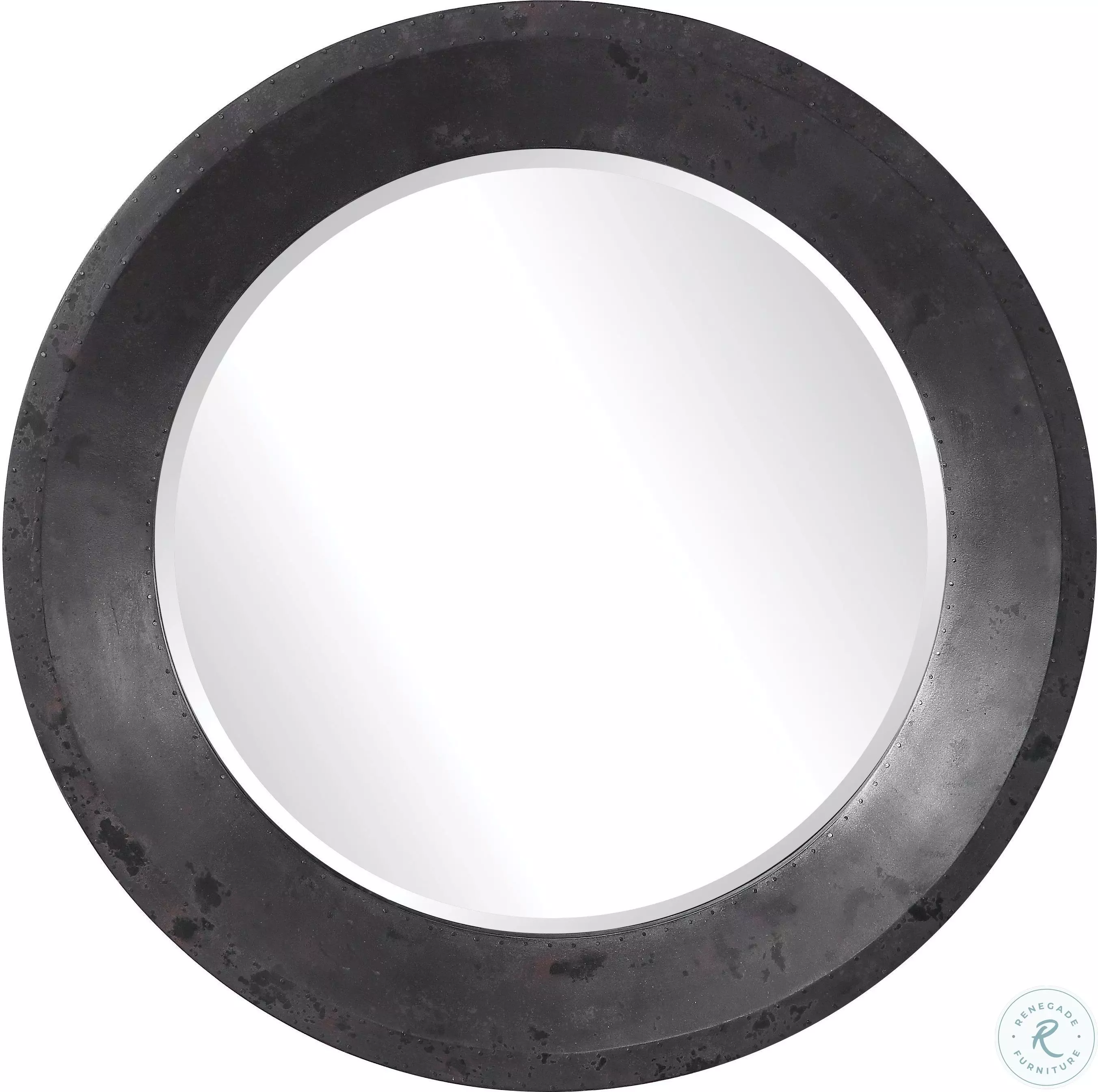Ramsay Dark Gray Charcoal And Rust Mirror From Soul & Essentials ...