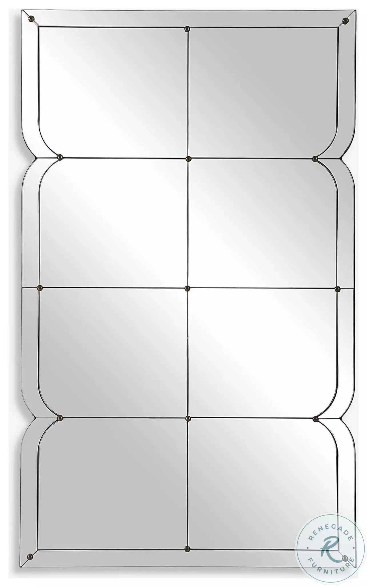 Tennyson Aged Gold Mirror From Soul & Essentials | Coleman Furniture