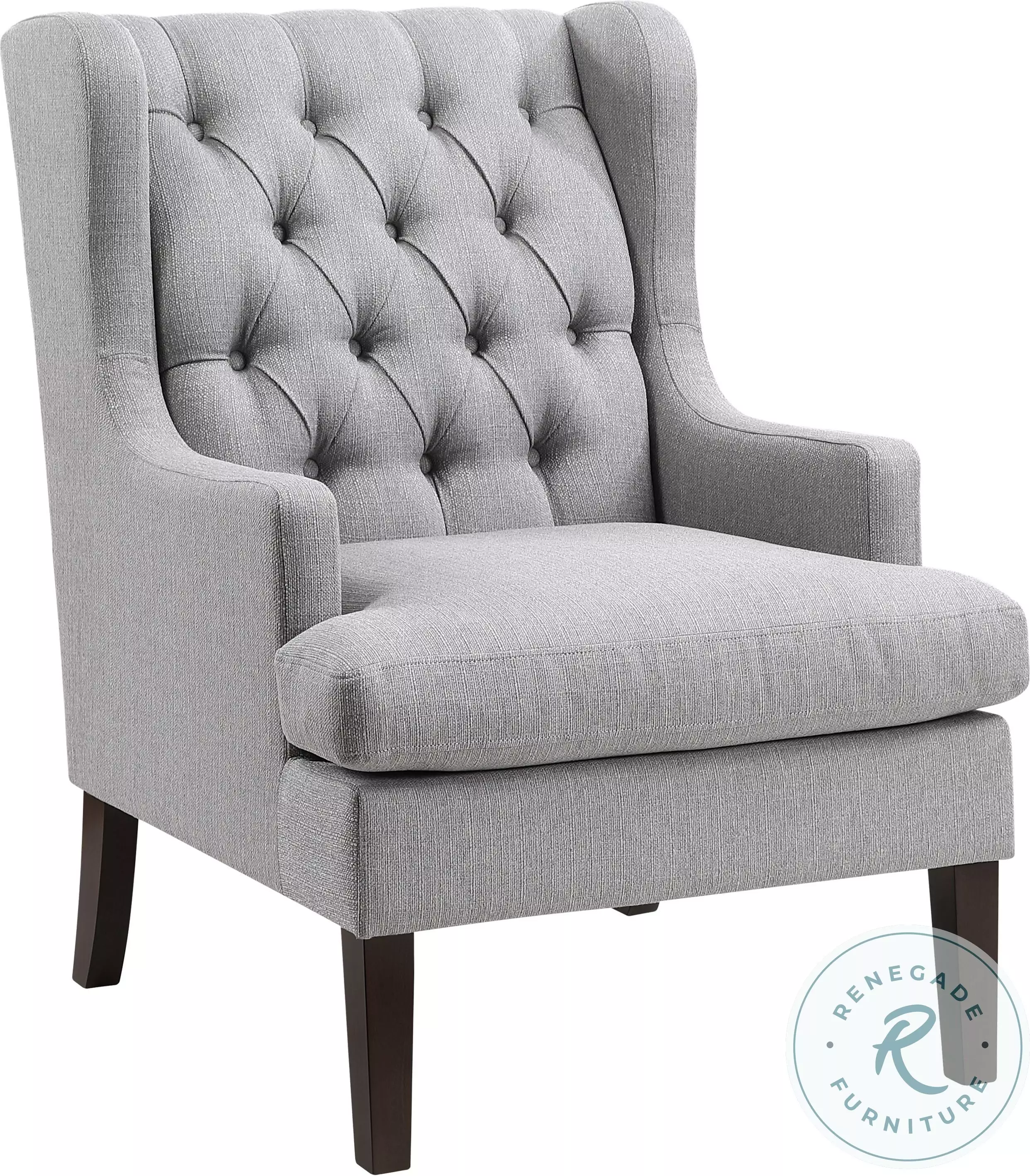 Dalton Gray Accent Chair From Homelegance | Coleman Furniture
