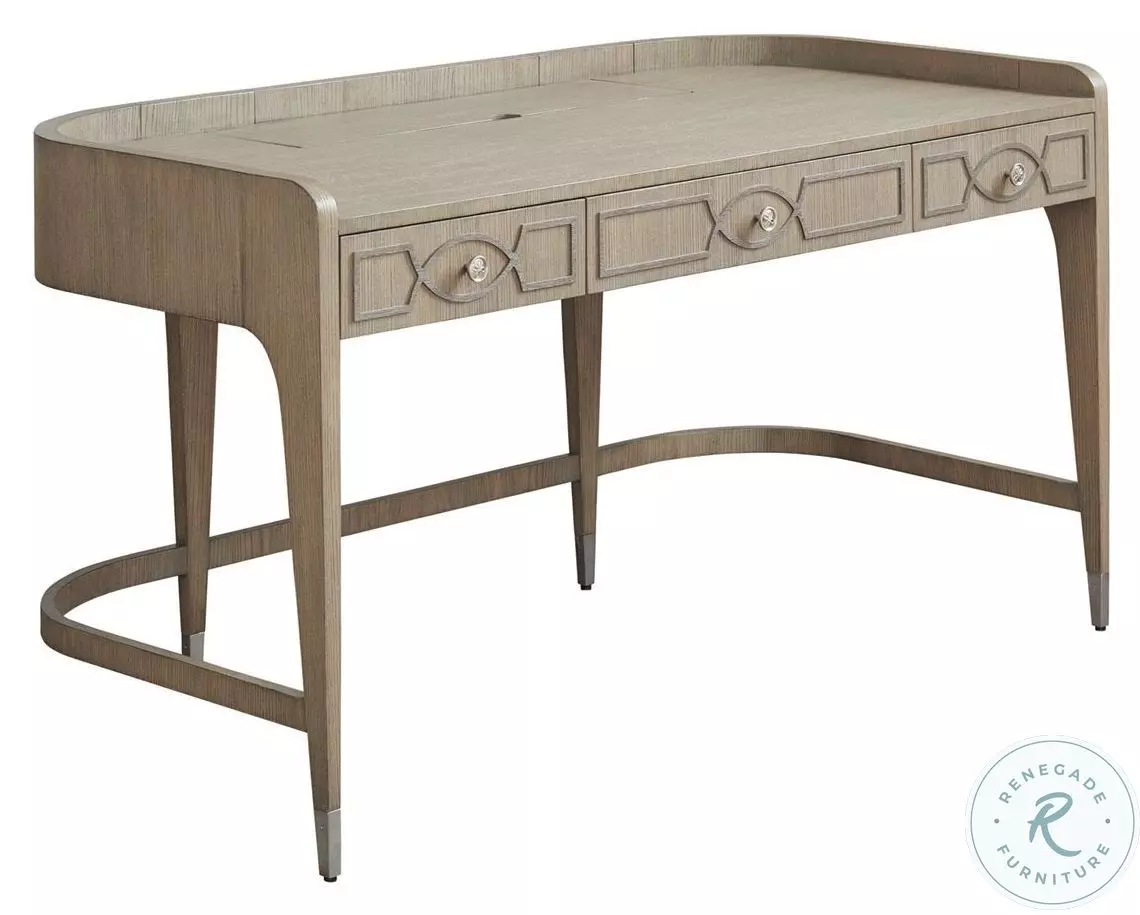 Studio Designs Wire Brushed Dove Grey Hamilton Writing Desk from Sligh ...