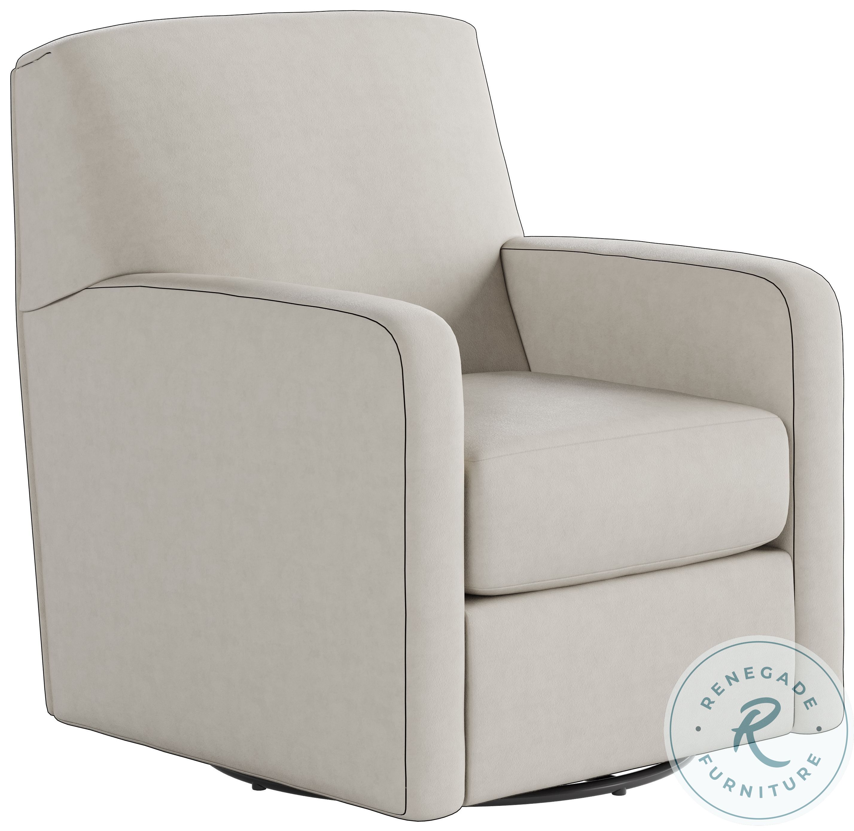 Flash Dance Maximus Sand Swivel Glider From Southern Motion | Coleman ...