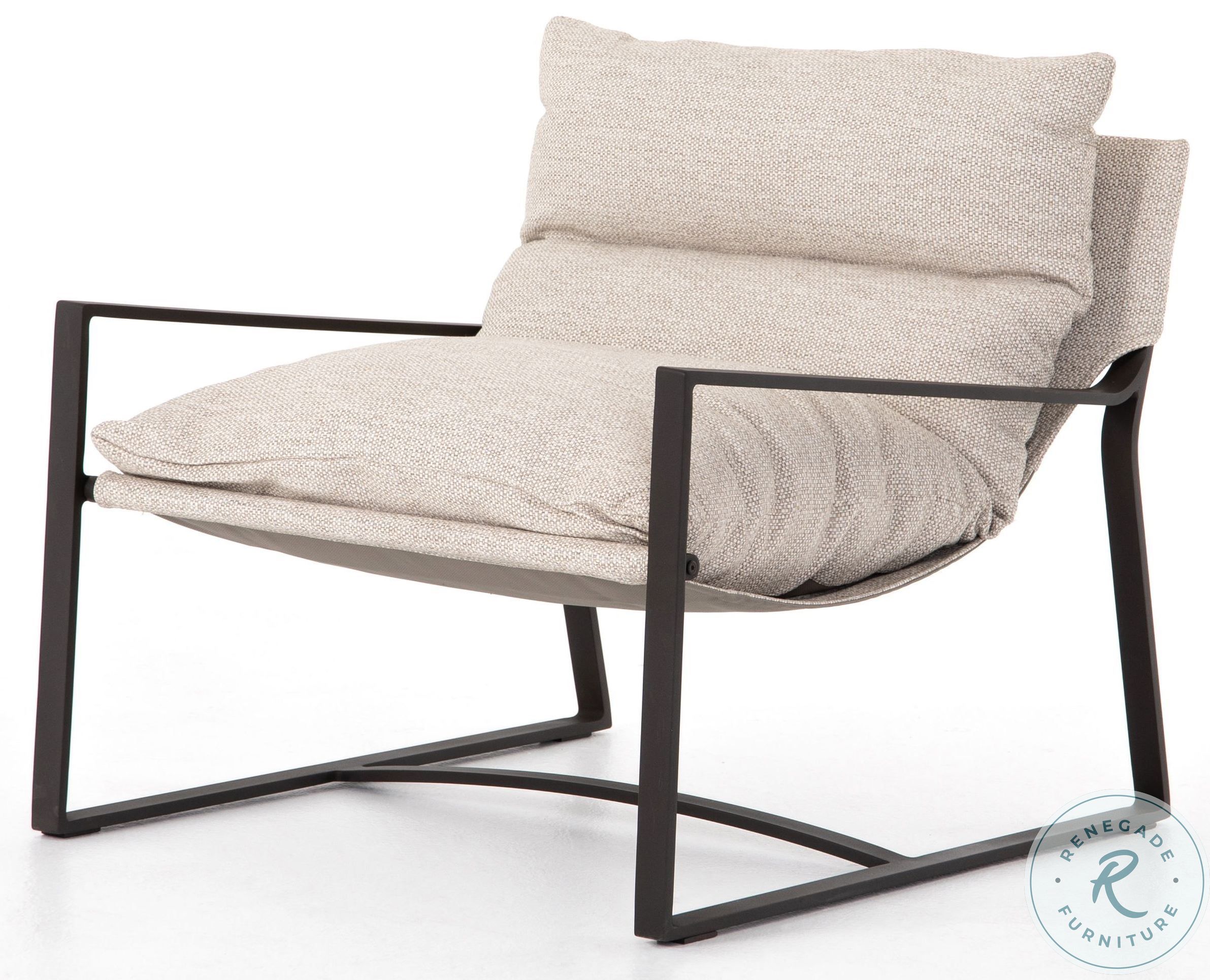 Avon Sand Outdoor Sling Back Chair From Fourhands | Coleman Furniture