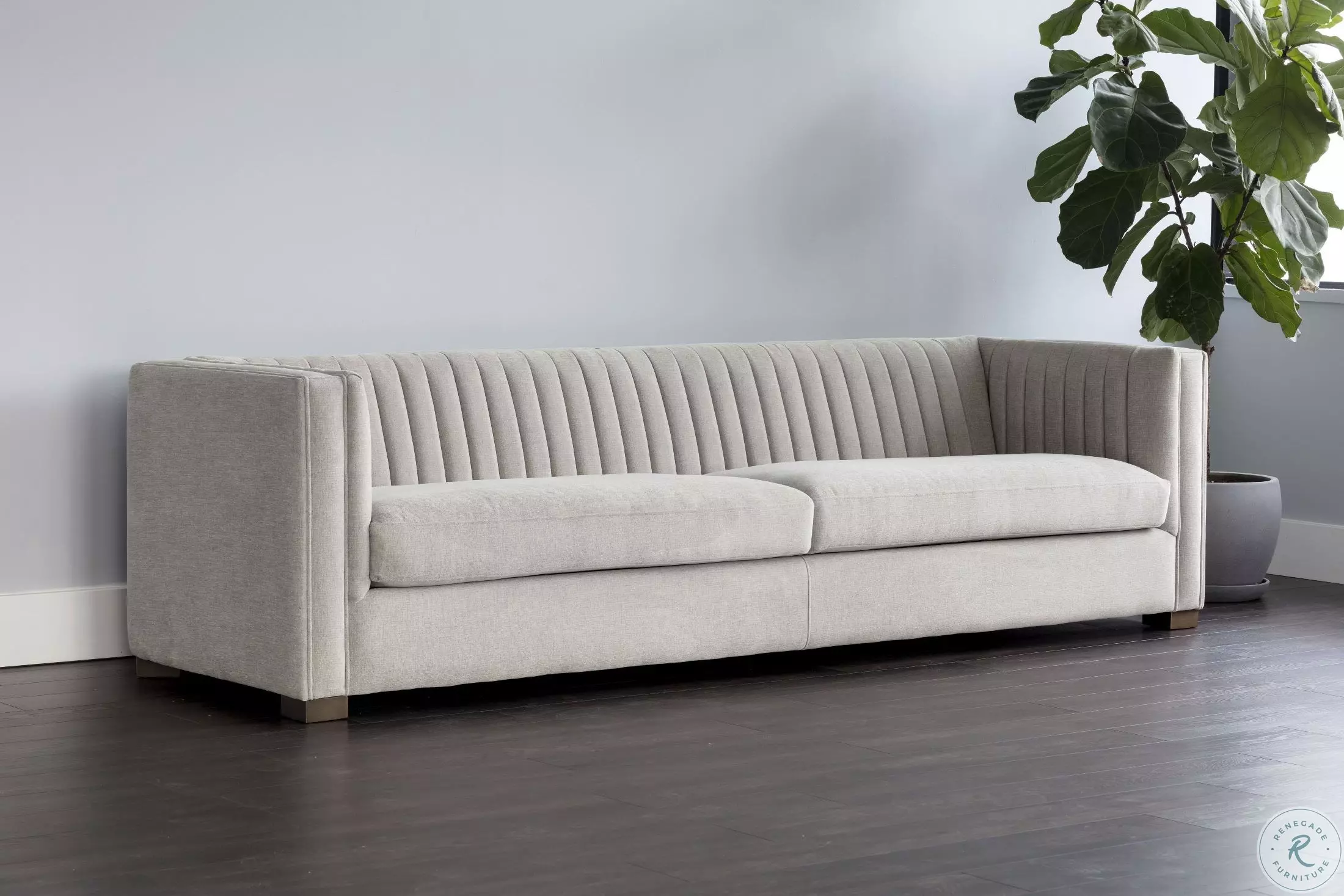 Camden Hemingway Silver Sofa From Artisan's Nook | Coleman Furniture