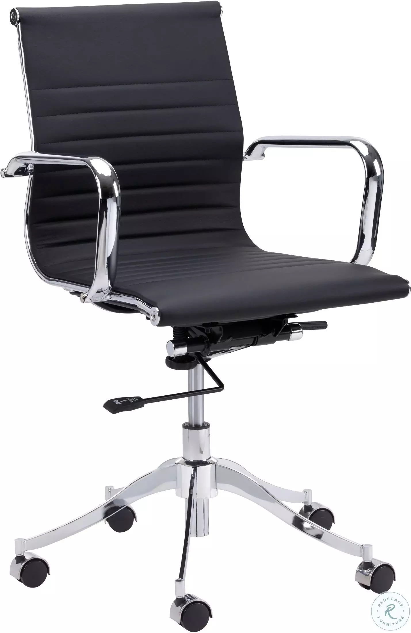 Nolan Onyx Full Back Office Chair From Artisan's Nook | Coleman Furniture