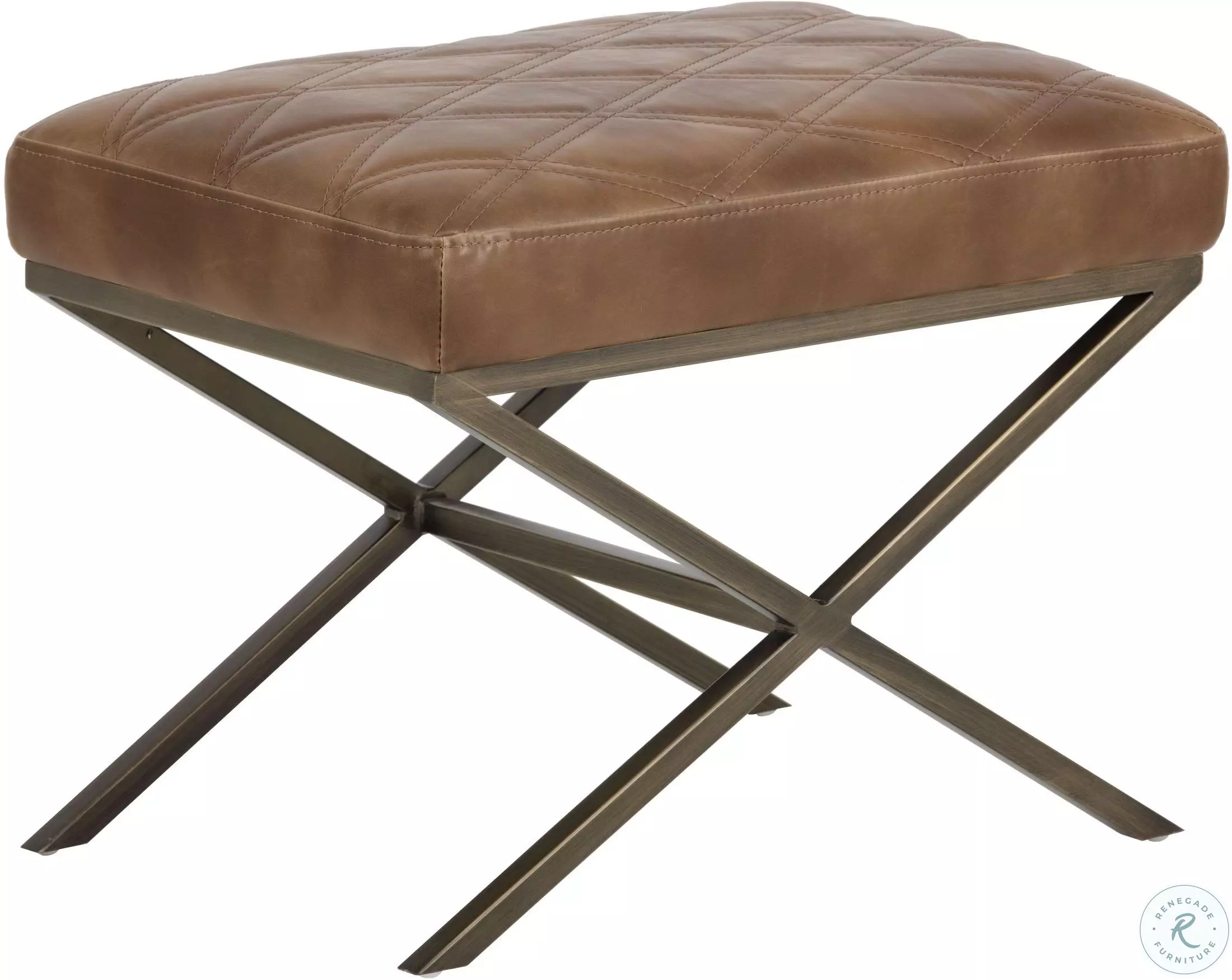 Everhart Tobacco Tan Bench From Artisan's Nook | Coleman Furniture