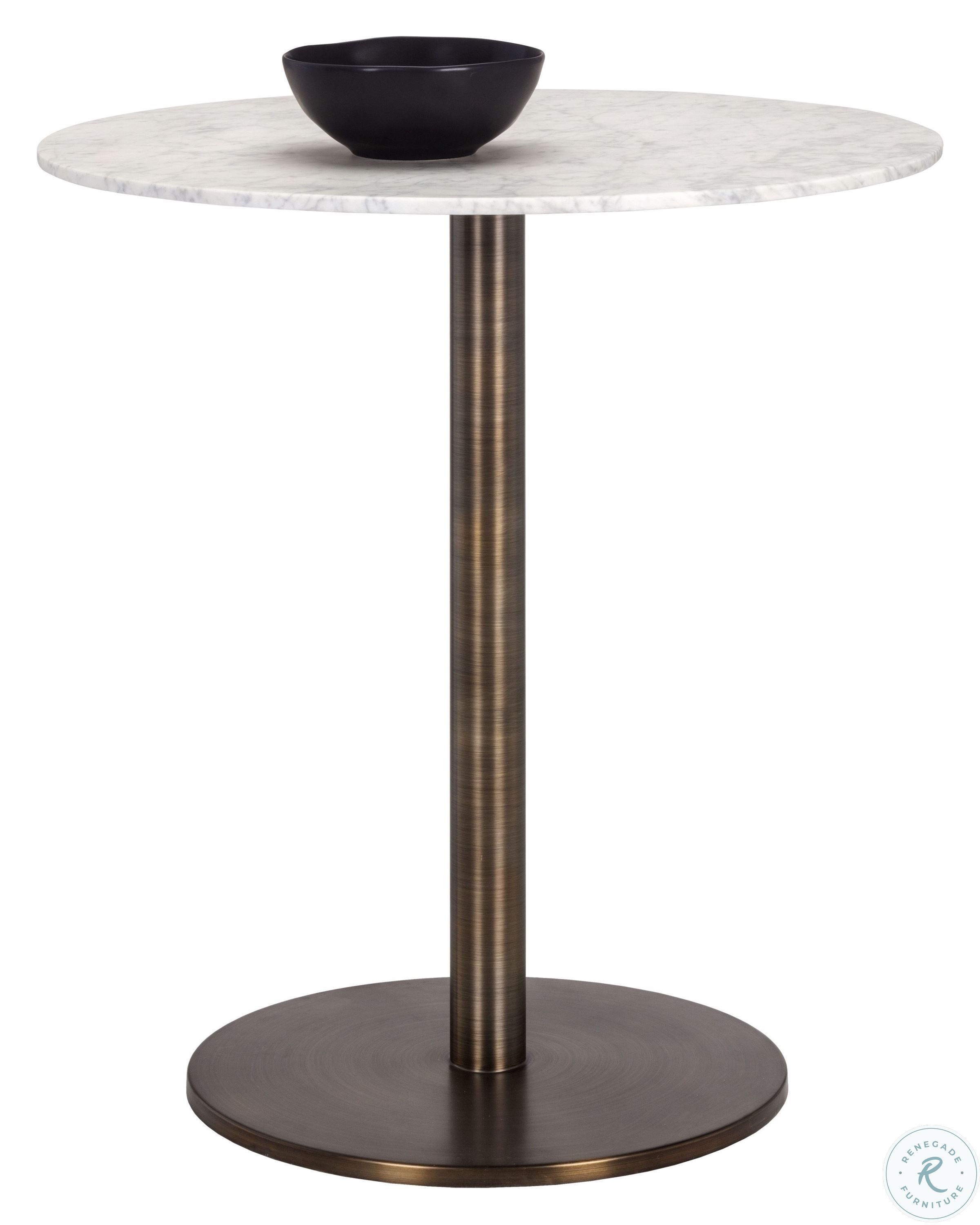 Zyrah Antique Gold Counter Height Dining Table From Artisan's Nook ...