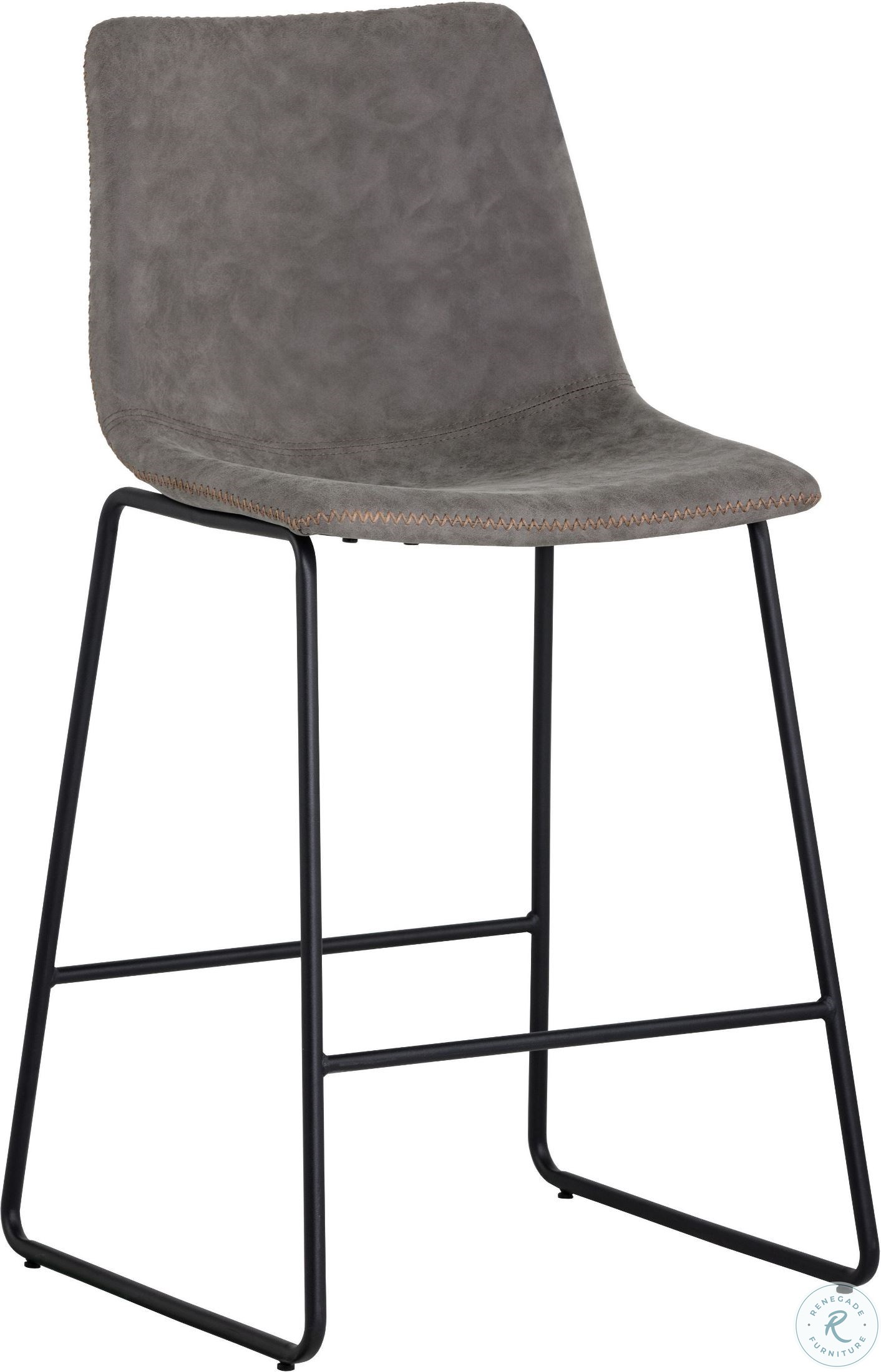 Urban Unity Grey Cal Counter Stool Set of 2 from Sunpan | Coleman Furniture