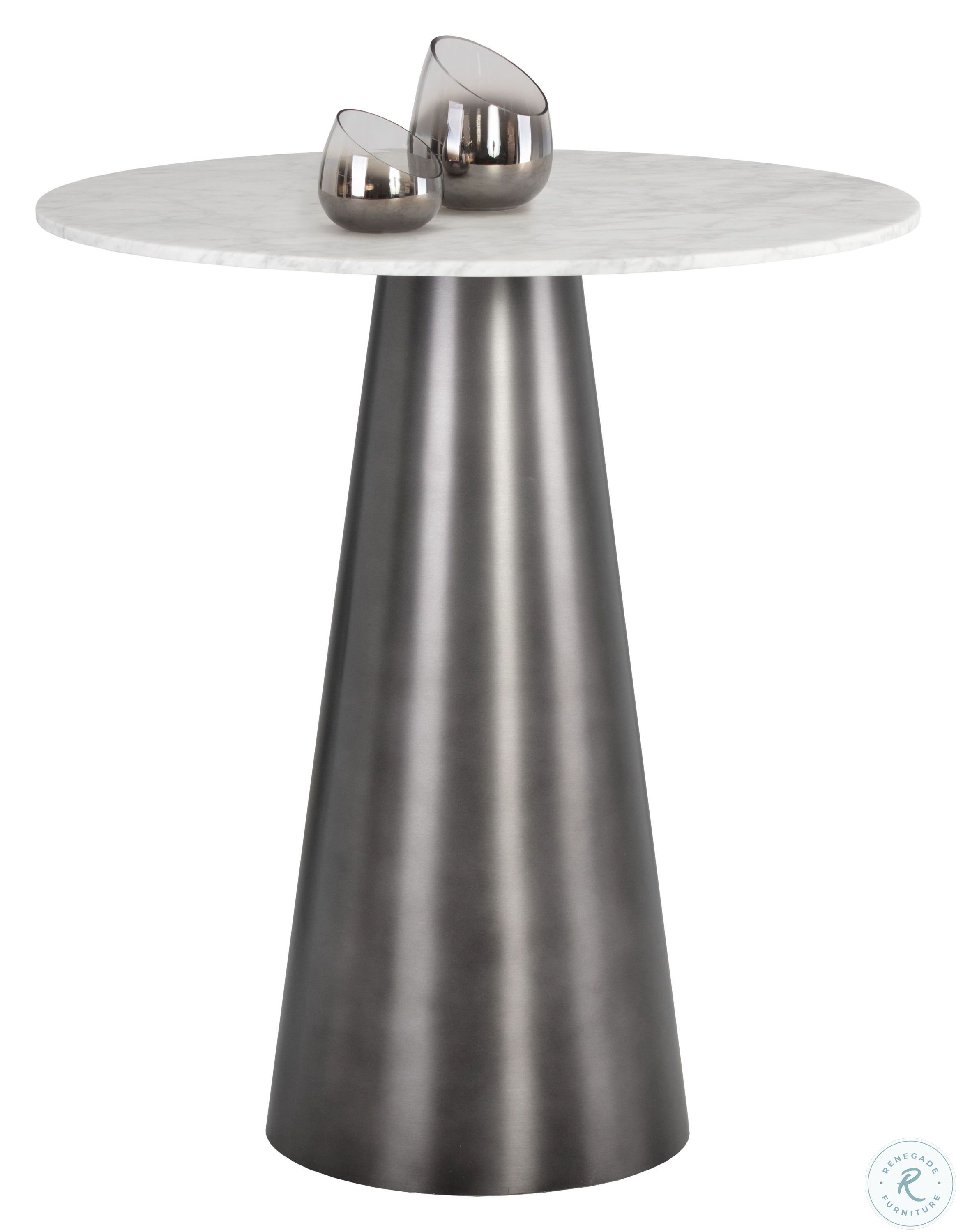 Damon Gunmetal Bar Table From Home Gallery Stores | Home Gallery Stores