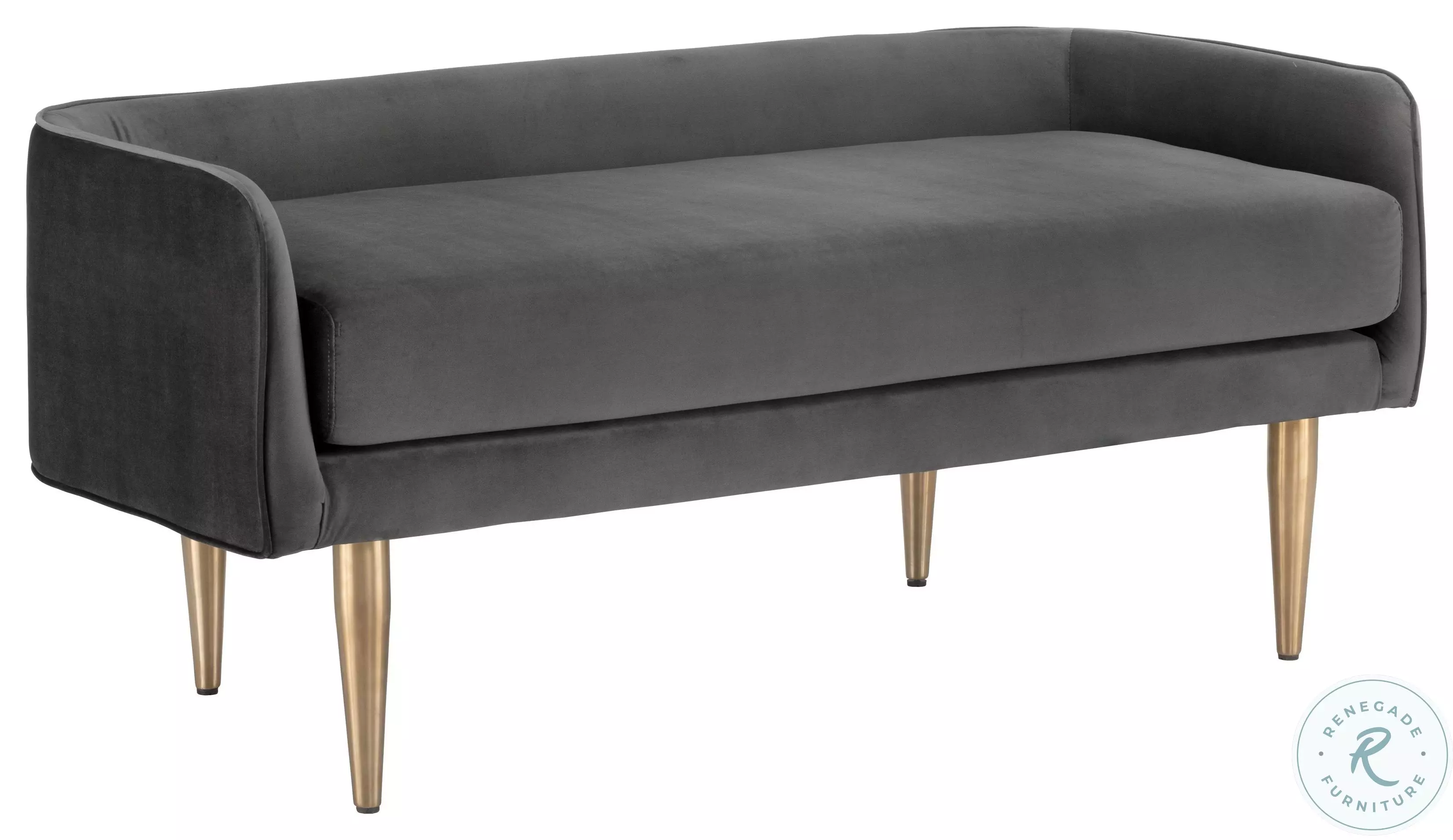 Brixley Grey Sky Bench From Artisan's Nook | Coleman Furniture