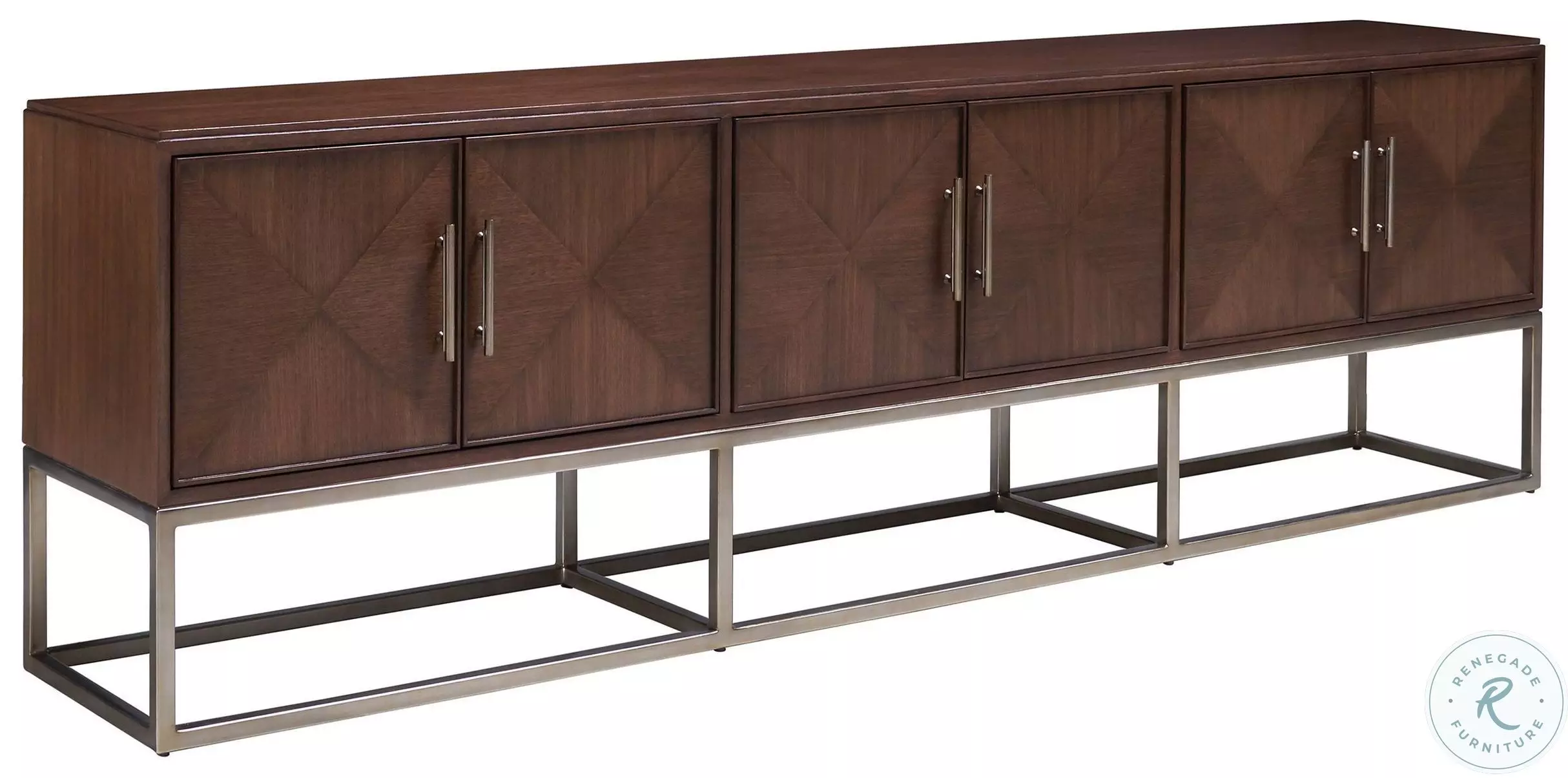 Studio Designs Dark Walnut Cameron Long Media Console From Home Gallery ...