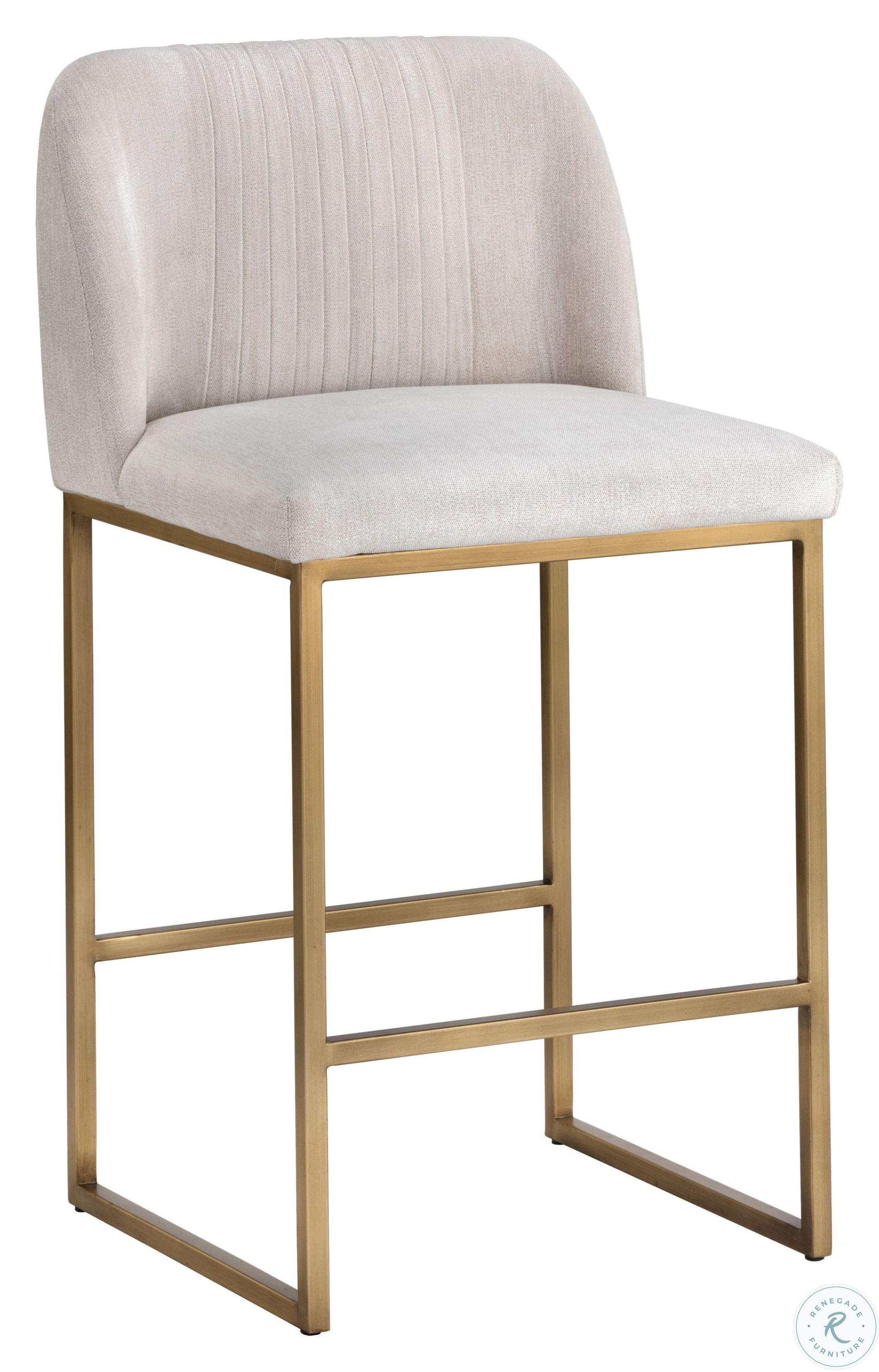 Bryce Polo Club Muslin Counter Height Stool From Artisan's Nook ...