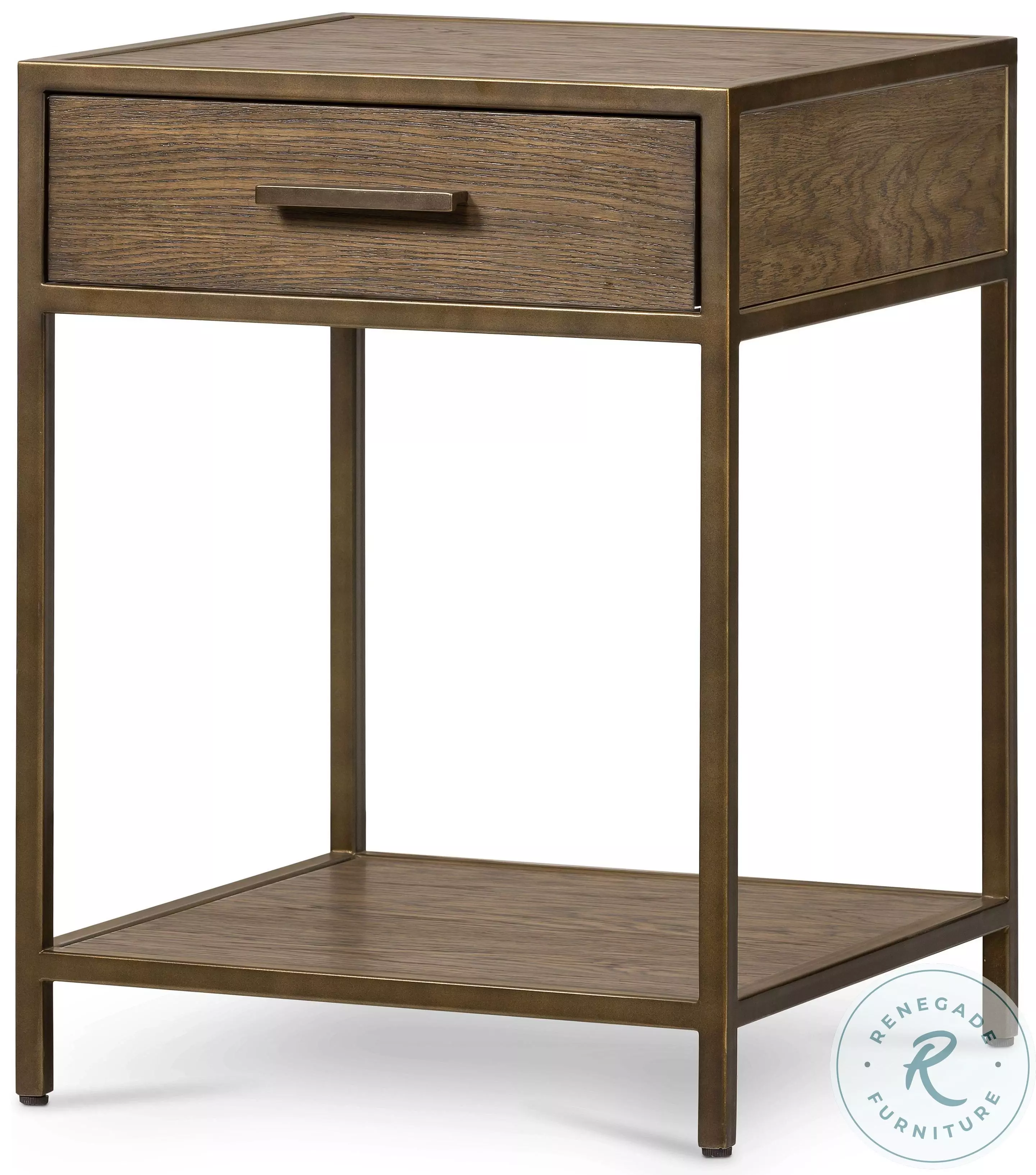 Mason Dark Hazel Nightstand from Four Hands | Coleman Furniture