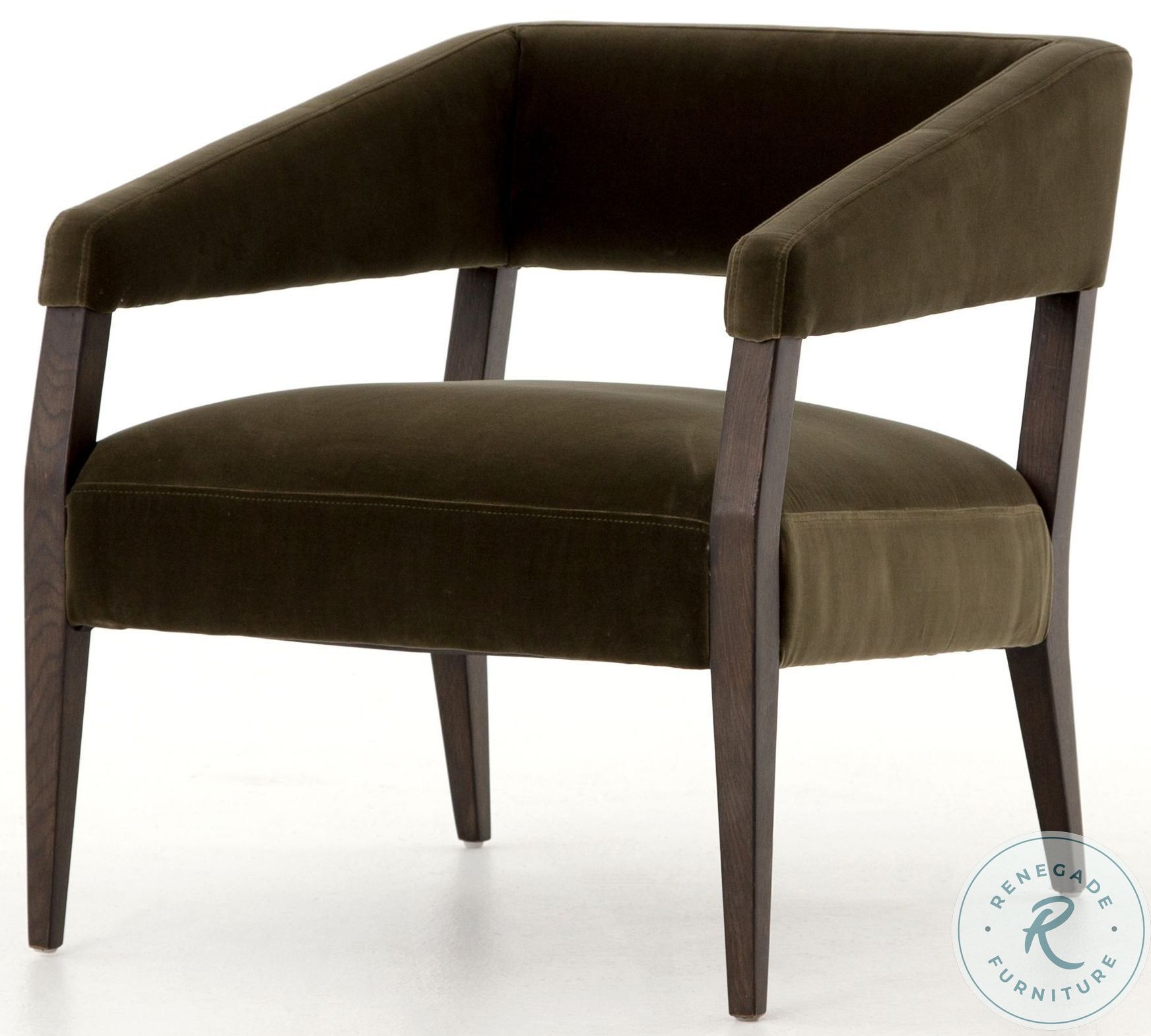 Gary Olive Green Club Chair from Four Hands | Coleman Furniture