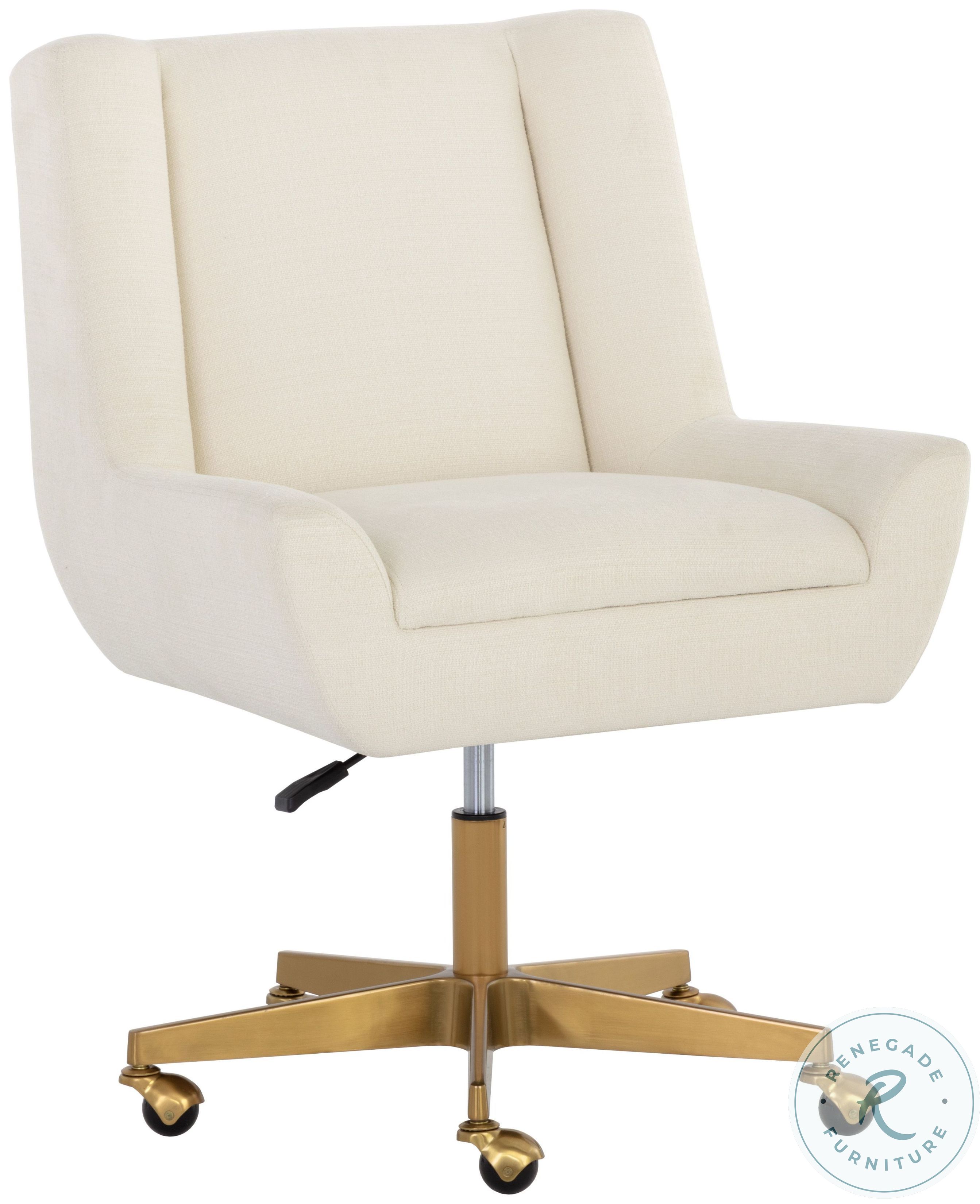 Mirian Zenith Alabaster Office Chair From Sunpan | Coleman Furniture
