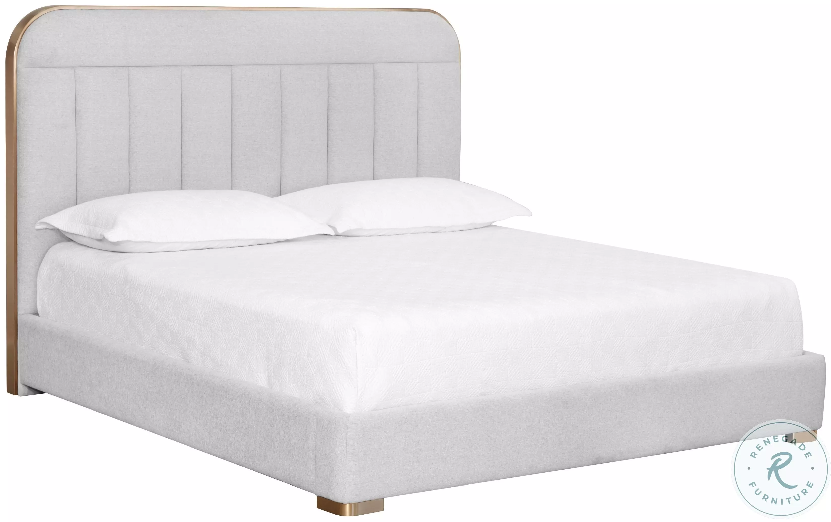 Alaina Ernst Silverstone King Upholstered Platform Bed From Artisan's ...
