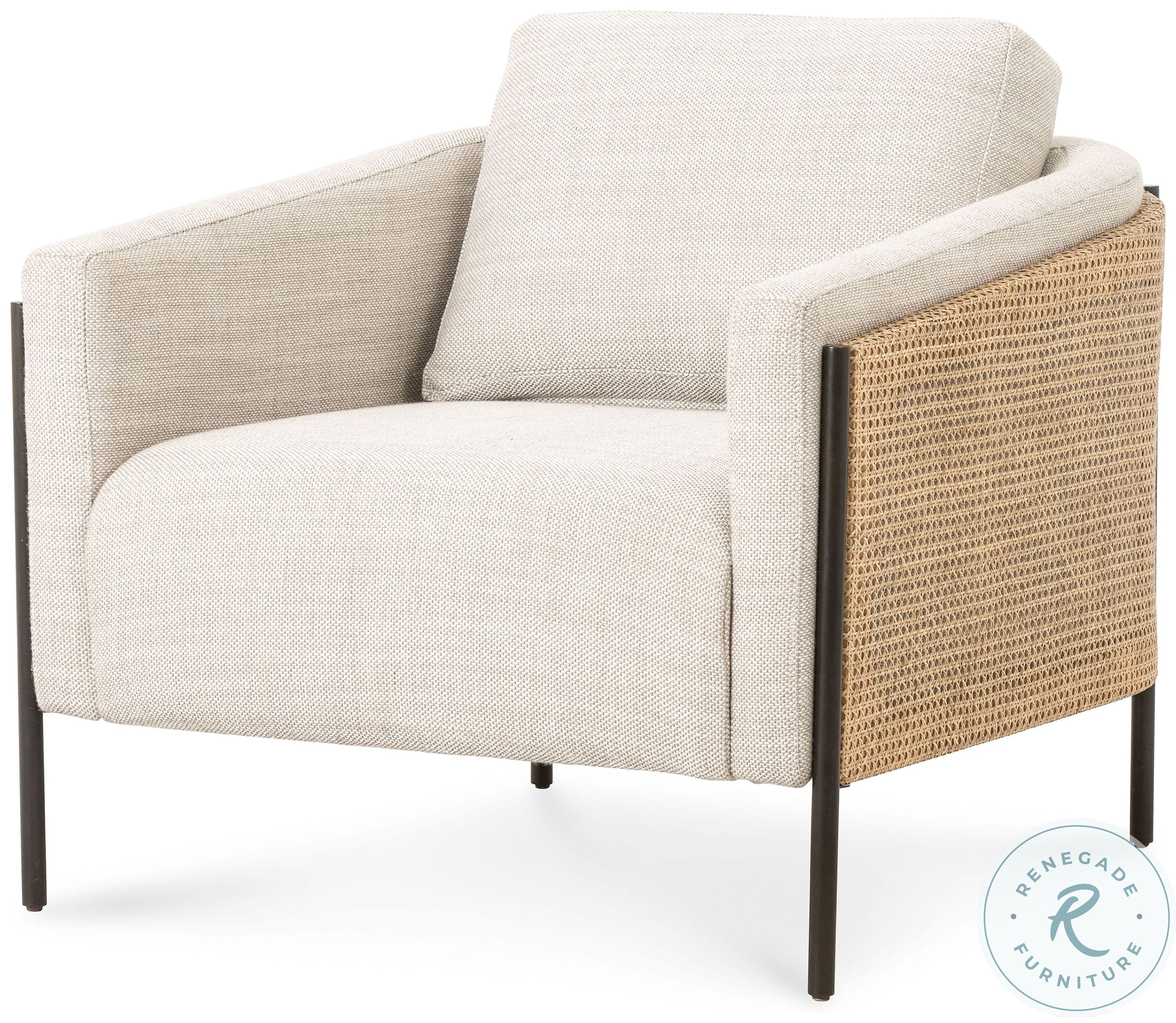 Jayda Gable Taupe Chair from Four Hands | Coleman Furniture