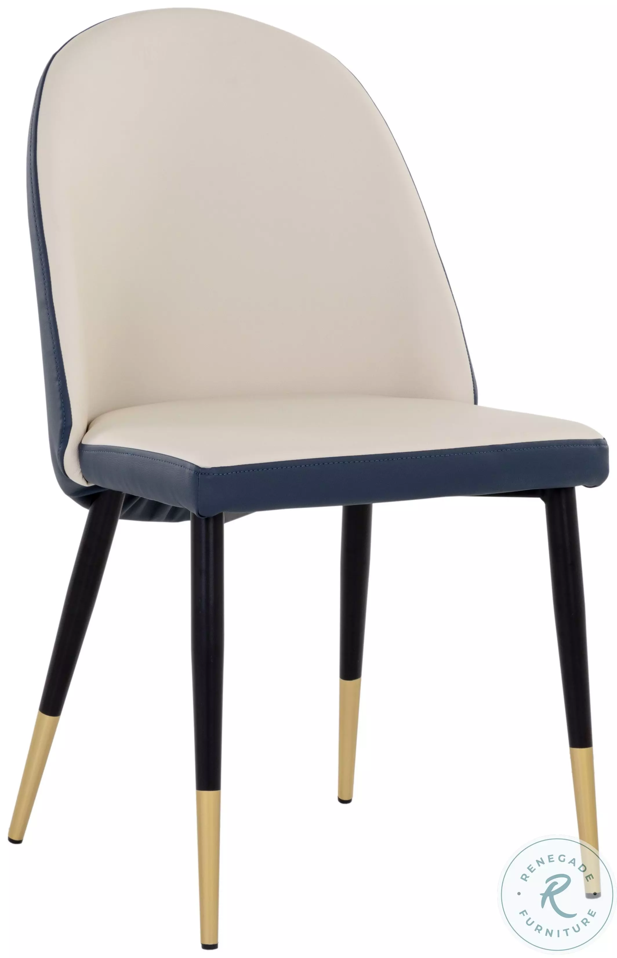 Ikon Kline Dillon Cream And Thunder Dining Chair From Sunpan | Coleman ...