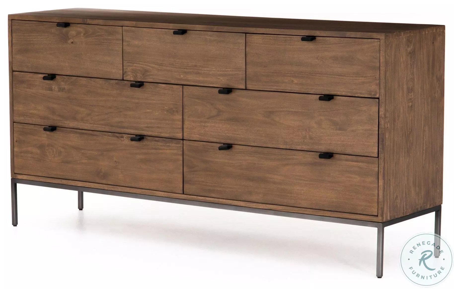 Trey Auburn Poplar 7 Drawer Dresser From Four Hands | Coleman Furniture