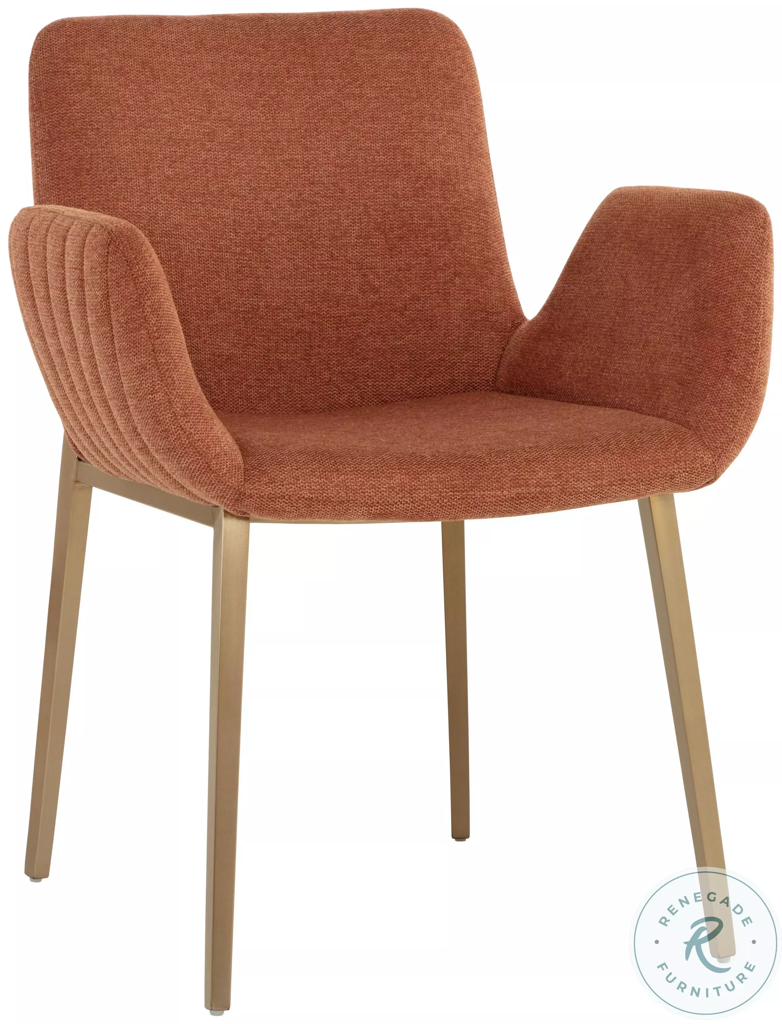 Fiorenzo Belfast Rust Arm Chair From Artisan's Nook | Coleman Furniture