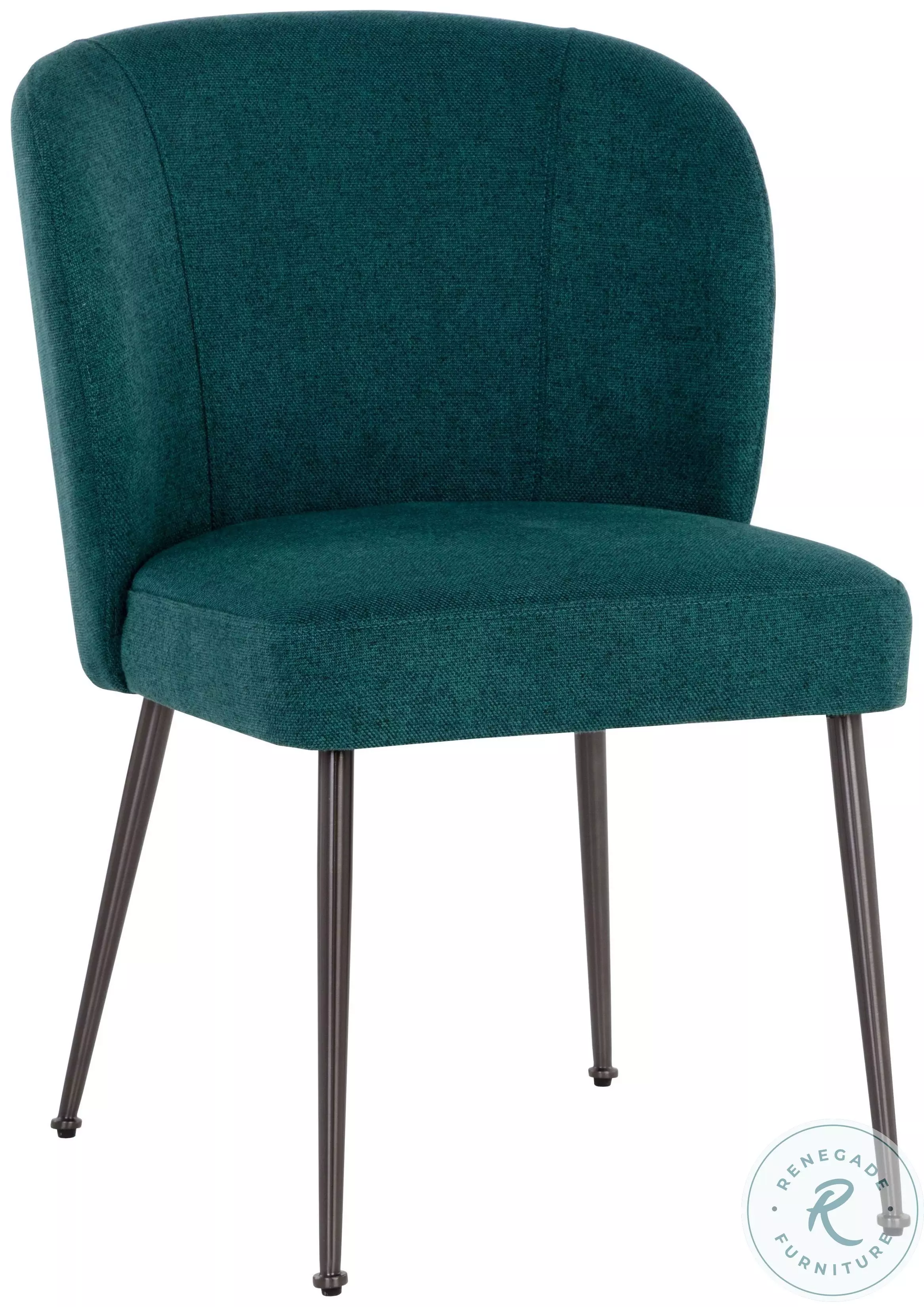 Melisande Soho Teal Dining Chair From Artisan's Nook | Coleman Furniture