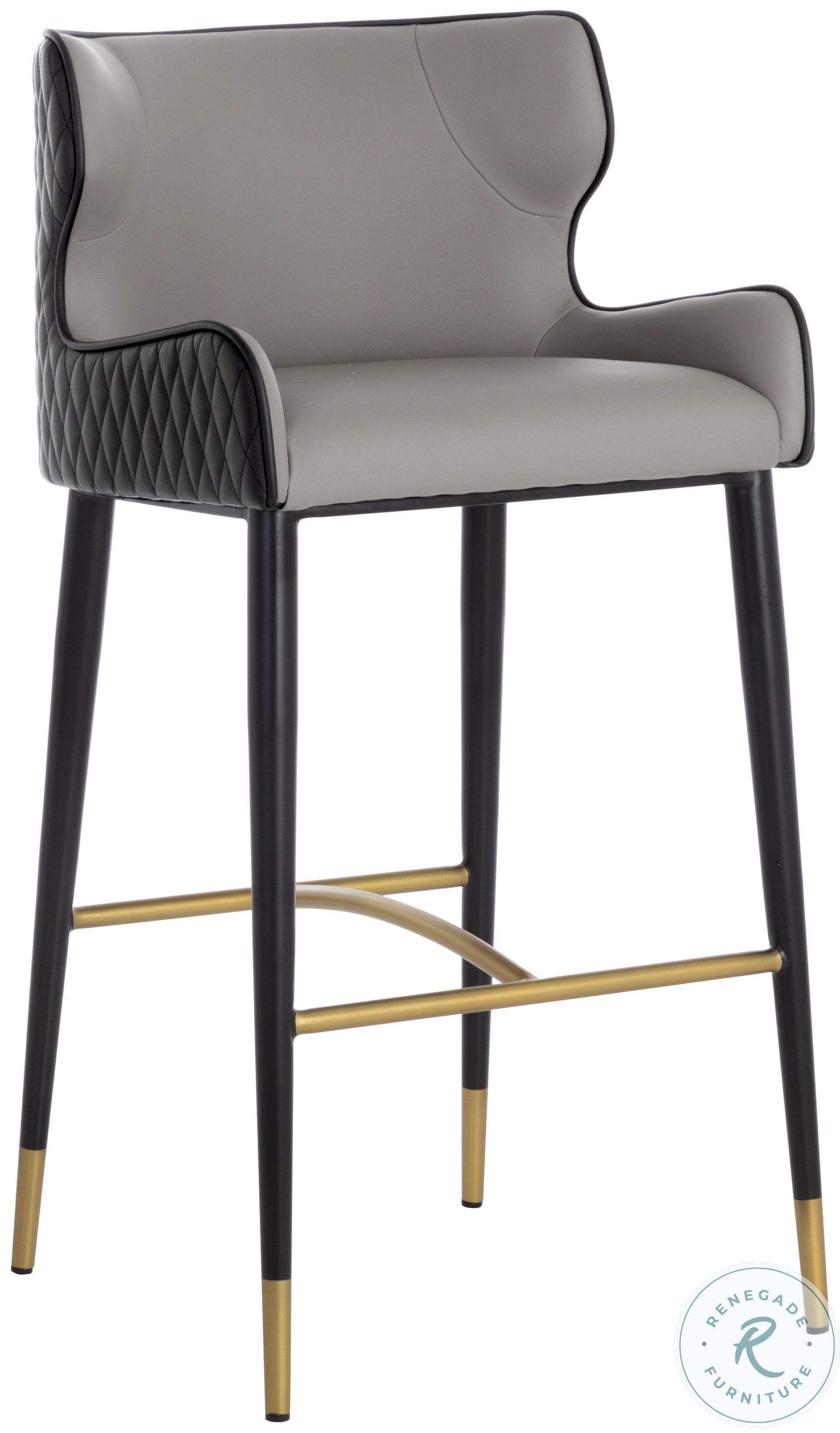 Ikon Dillon Stratus And Black Gianni Bar Stool From Sunpan | Coleman ...