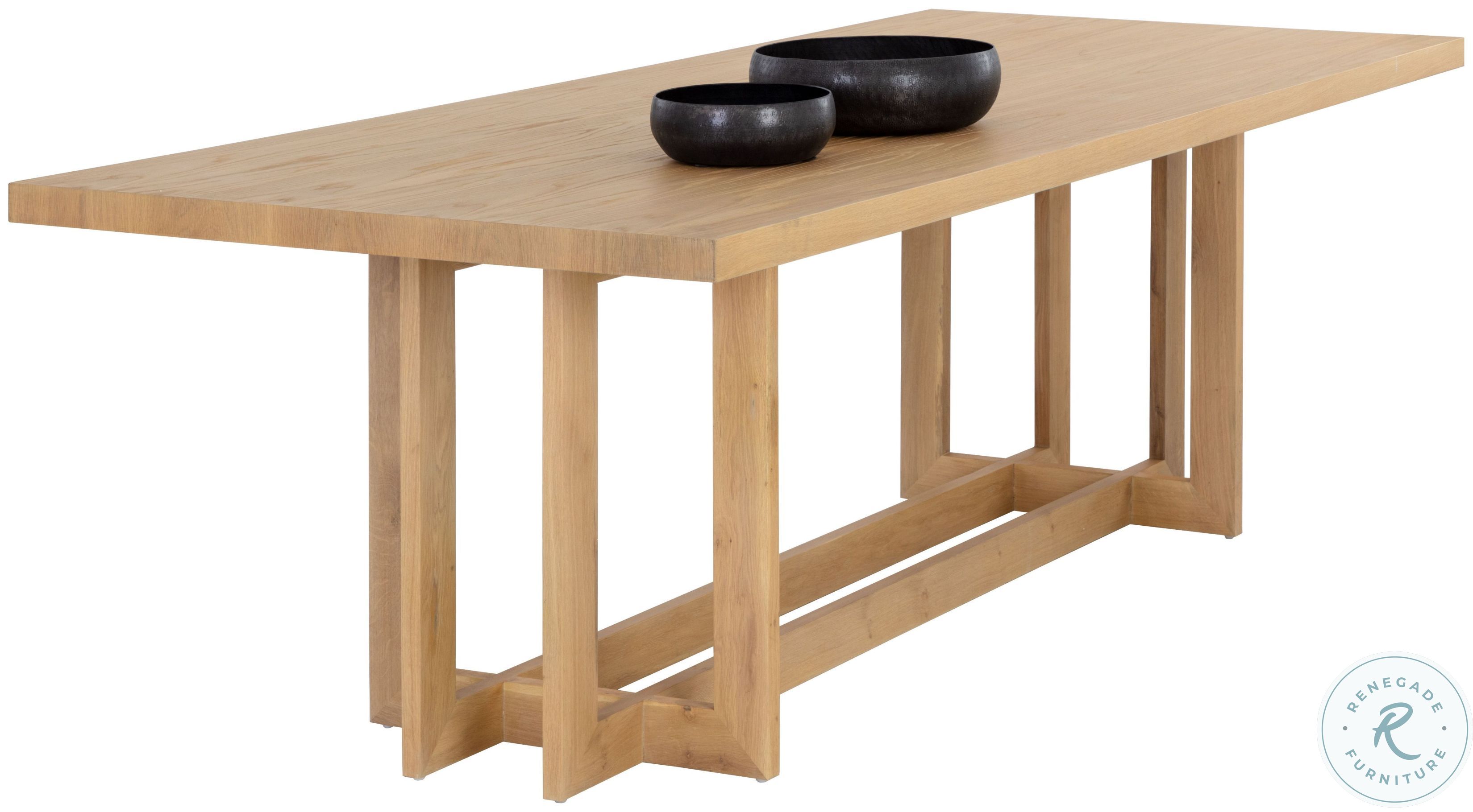 Edena Natural Dining Table From Artisan's Nook | Coleman Furniture