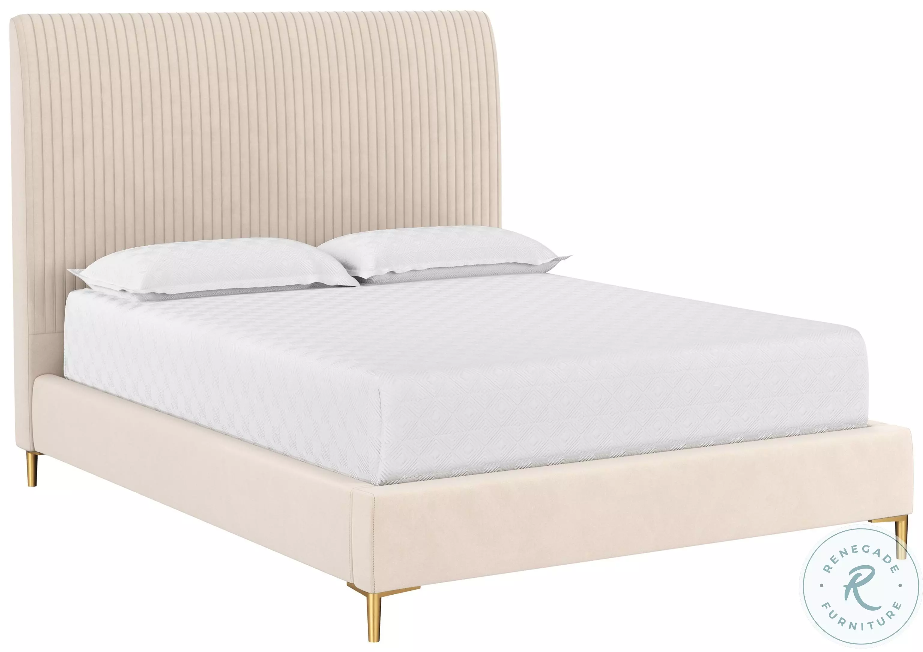 Harris Casablanca Cloud Queen Upholstered Platform Bed From Sunpan ...