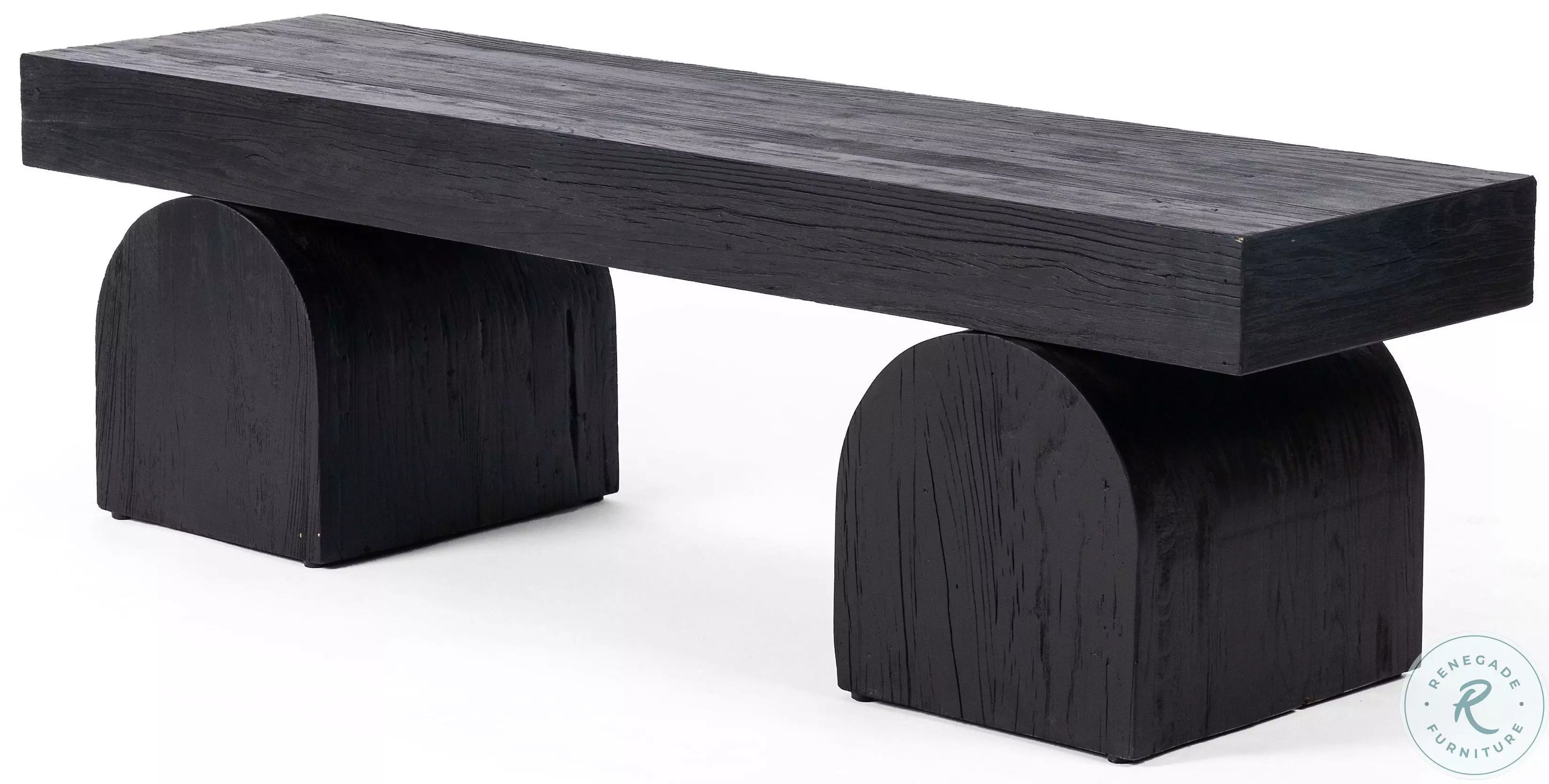 Keane Black Elm Bench from Four Hands | Coleman Furniture