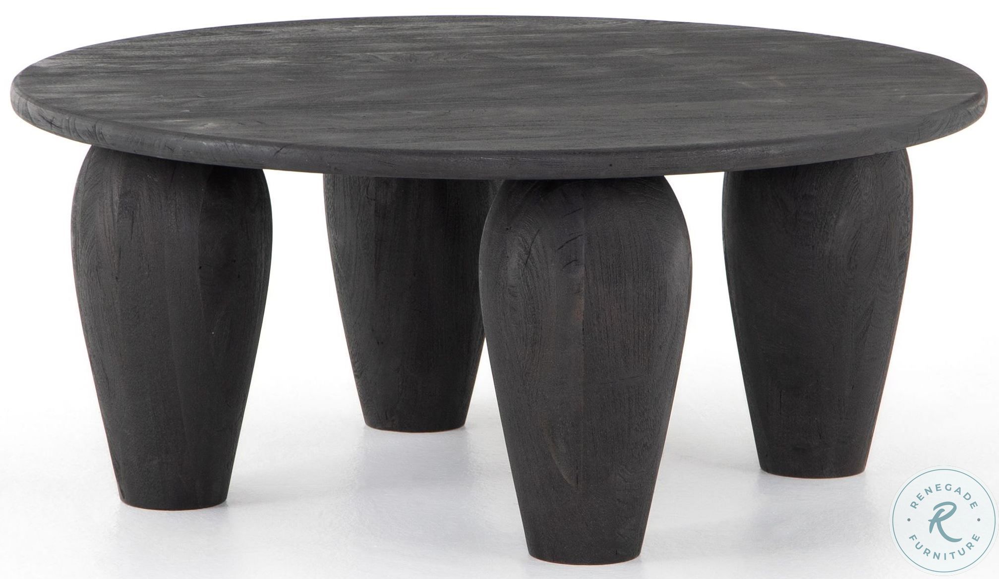 Maricopa Dark Totem Coffee Table from Four Hands | Coleman Furniture
