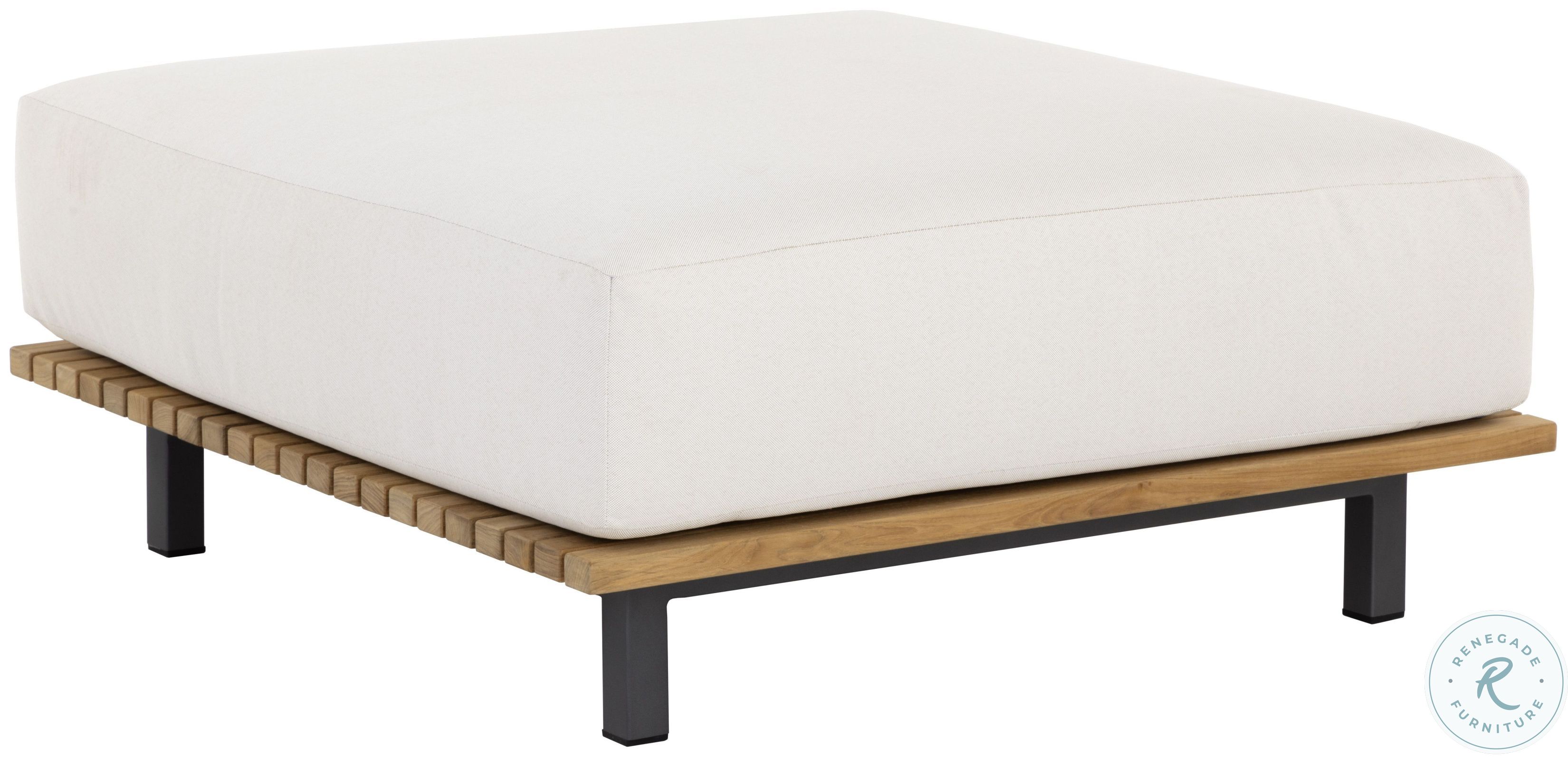 Geneve Modular Palazzo Cream Ottoman From Sunpan | Coleman Furniture