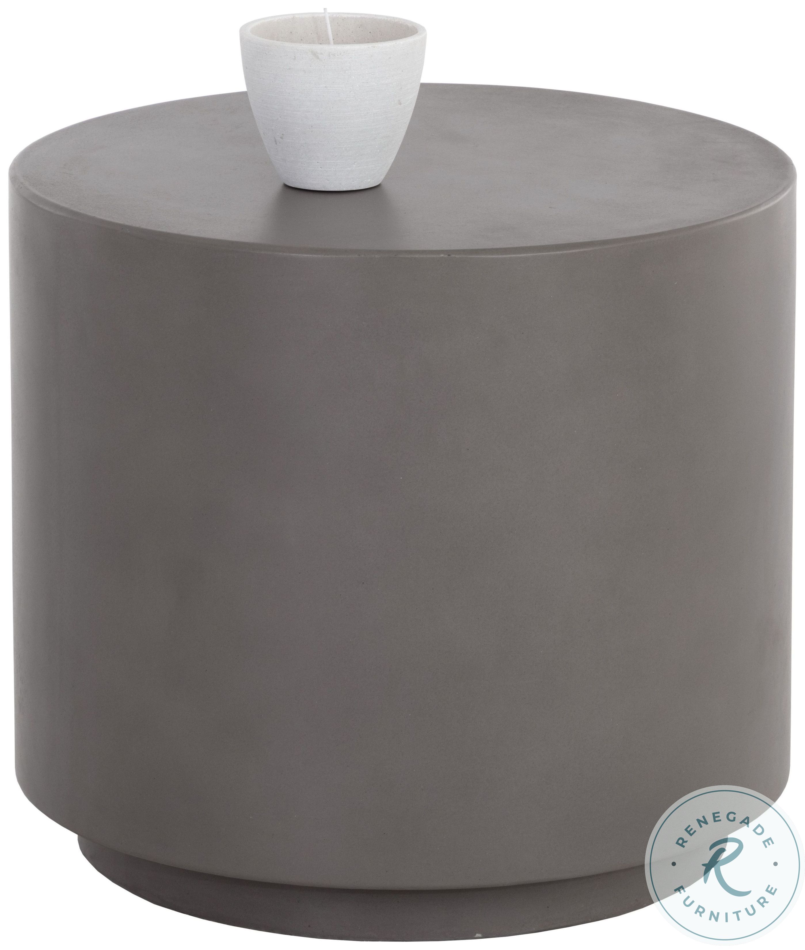 Rubin Gray End Table From Sunpan | Coleman Furniture