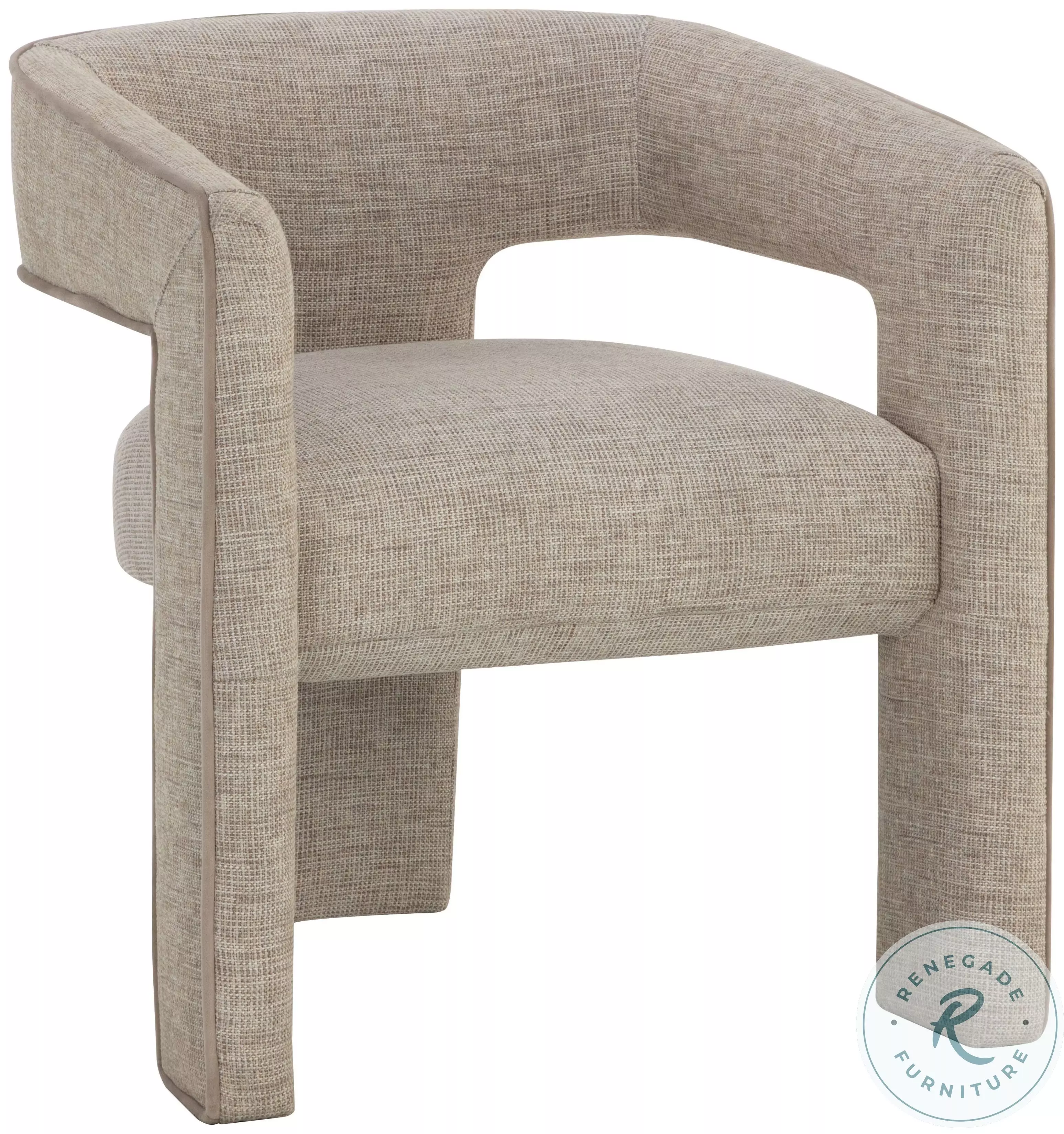 Krasner Rhapsody Sand Dining Arm Chair From Home Gallery Stores | Home ...