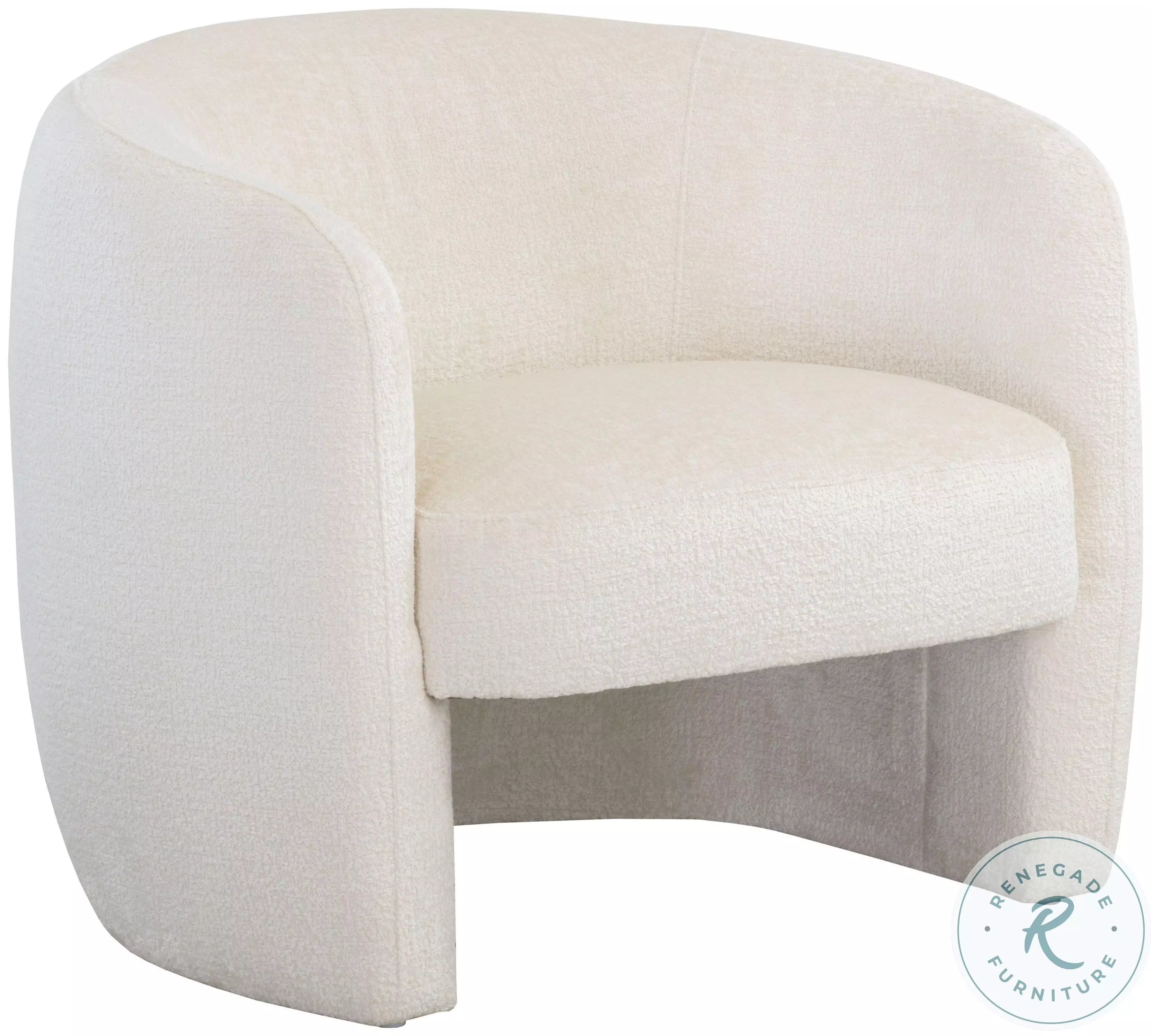 Mircea Bergen Ivory Lounge Chair From Home Gallery Stores | Home ...