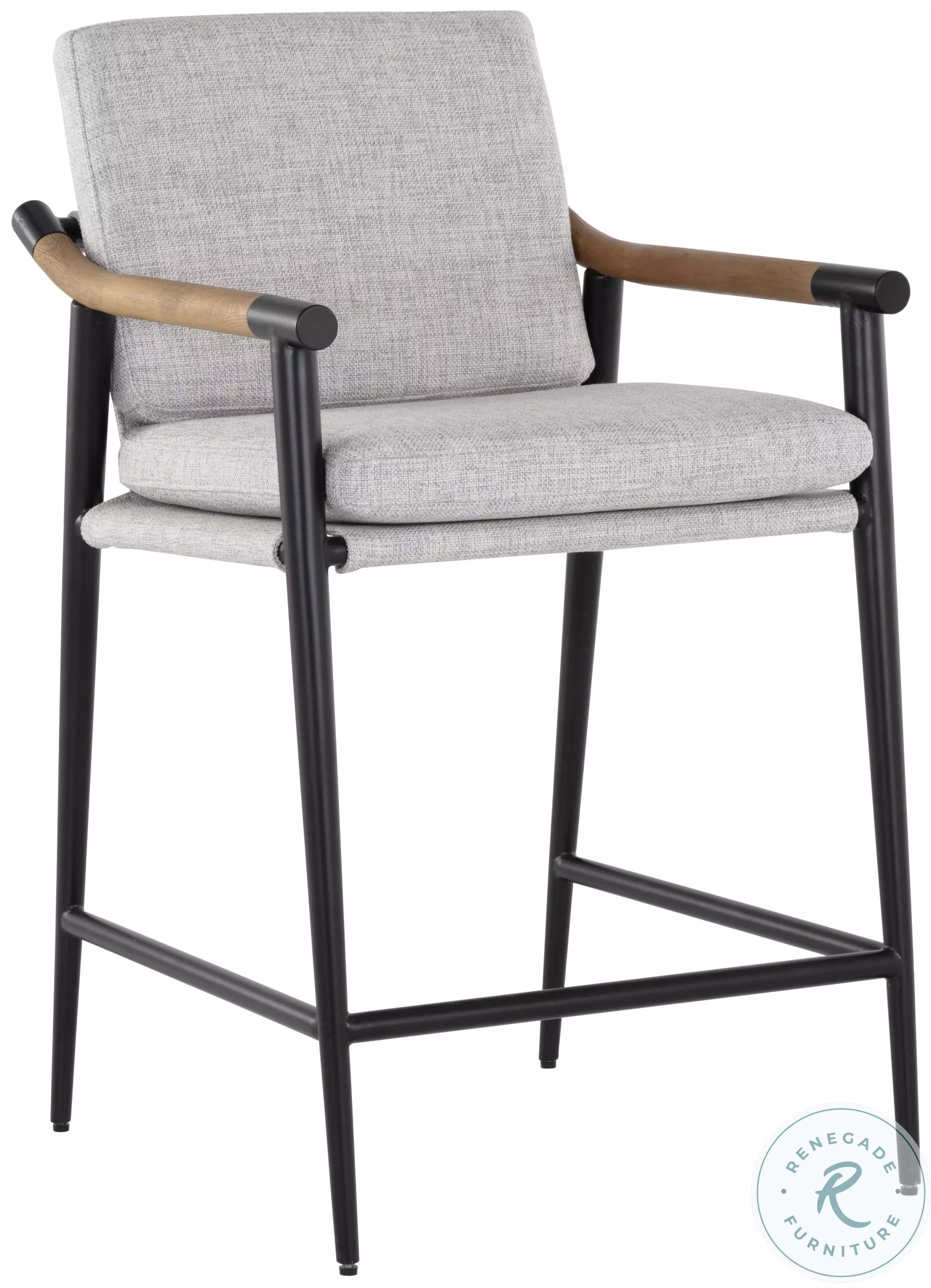 Wren Vault Fog Counter Height Stool From Artisan's Nook | Coleman Furniture