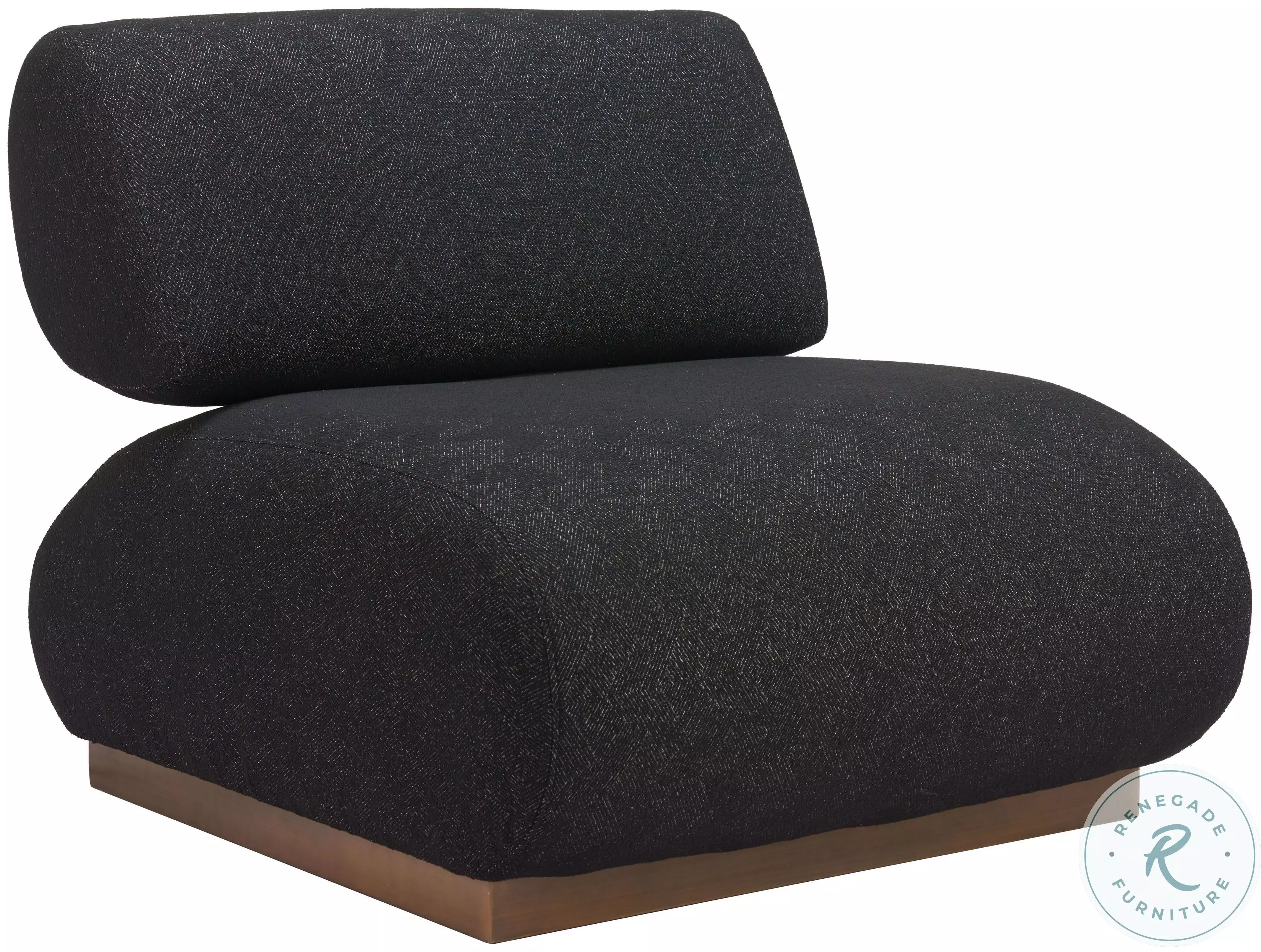 Barsa Black Accent Chair From Zuo | Coleman Furniture